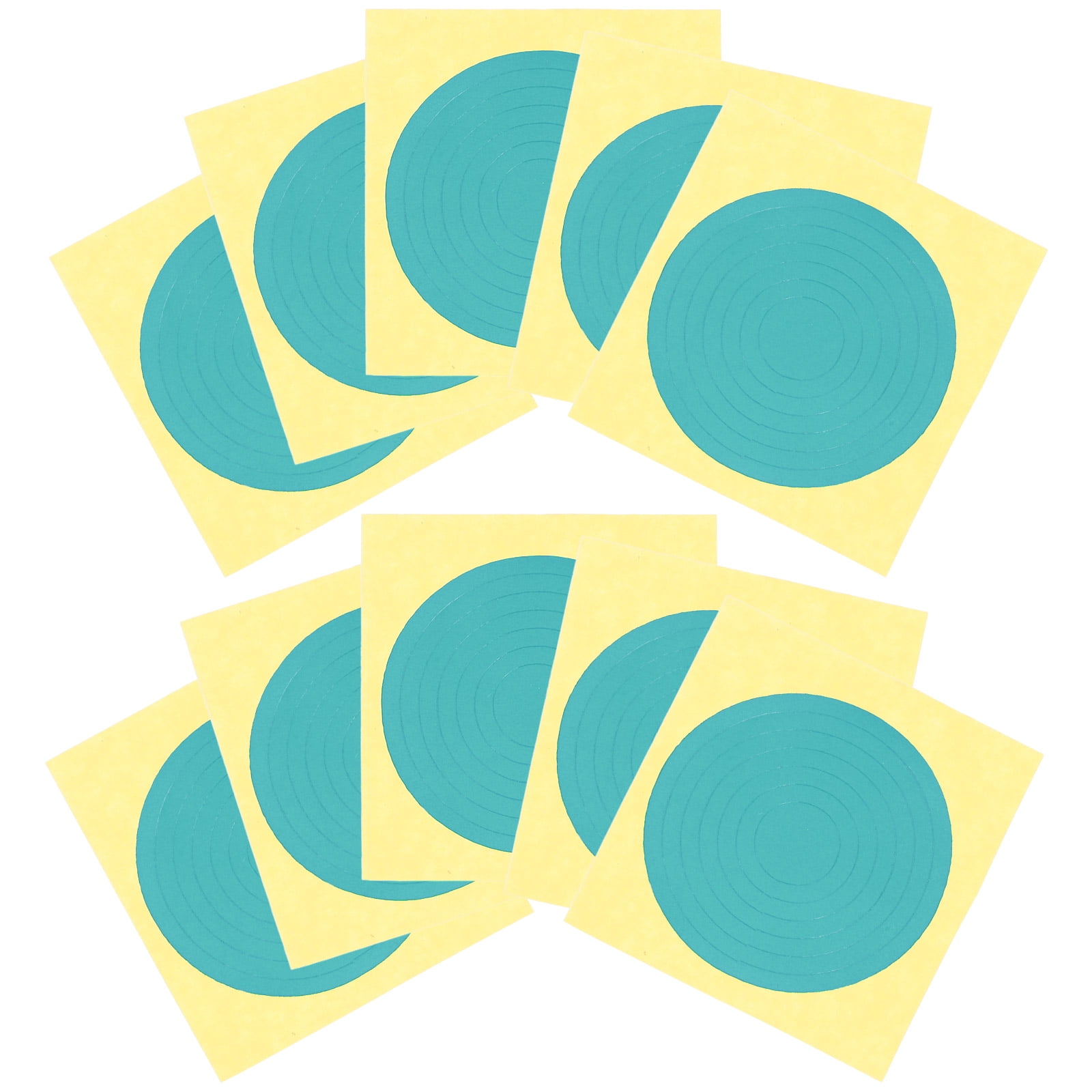 Worgeous Yellow Pressure Gauge Stickers for Home Use PVC Material 10 ...