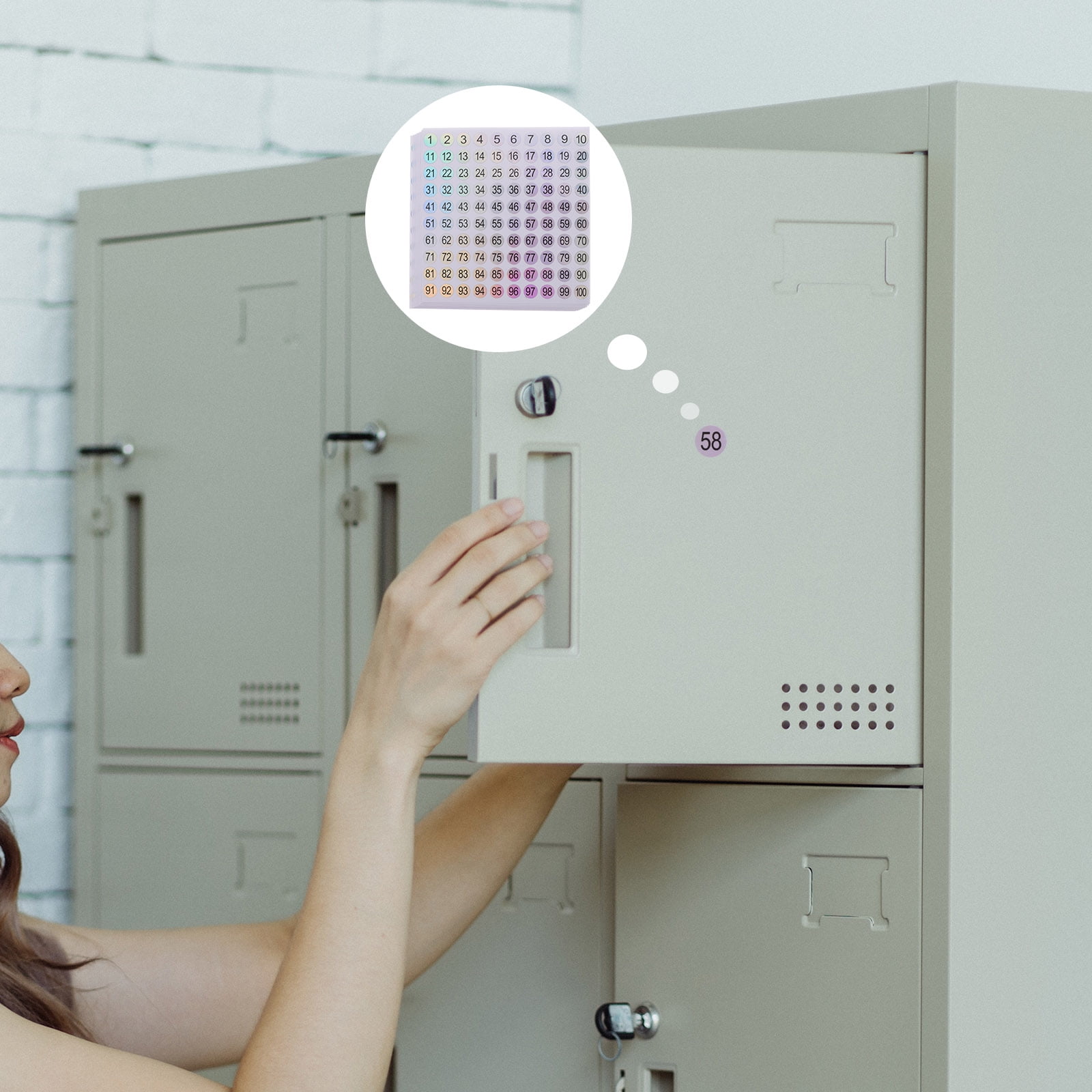 Worgeous Small Numbers Stickers Number Stickers Digital Label 10 Sheets ...