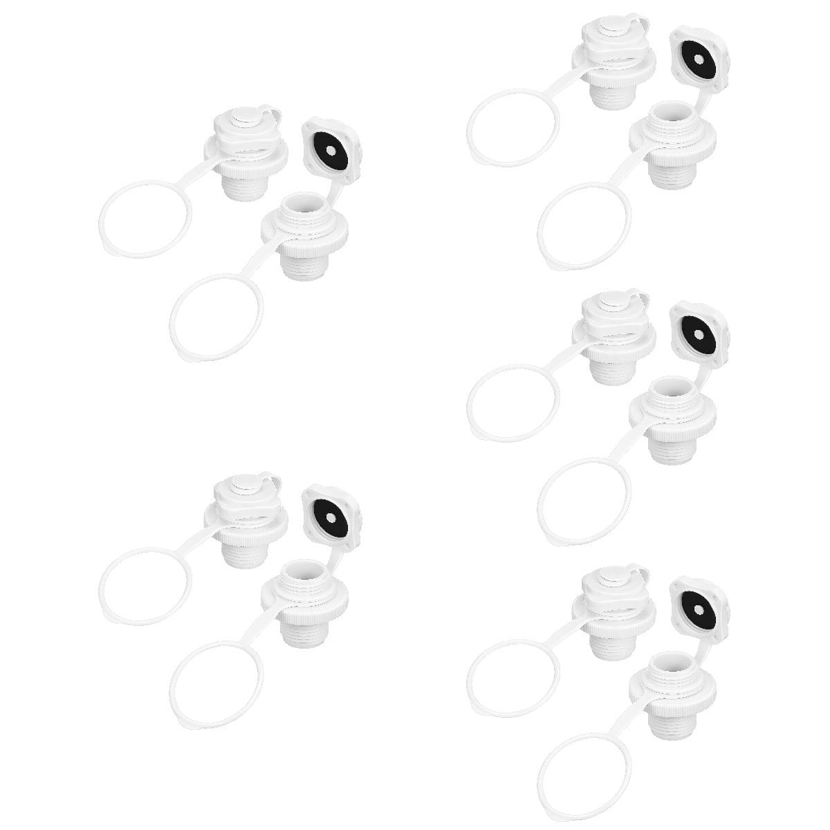 Worgeous 10 pcs Boat Air Valves Inflatable Boat Air Plugs Replacement ...
