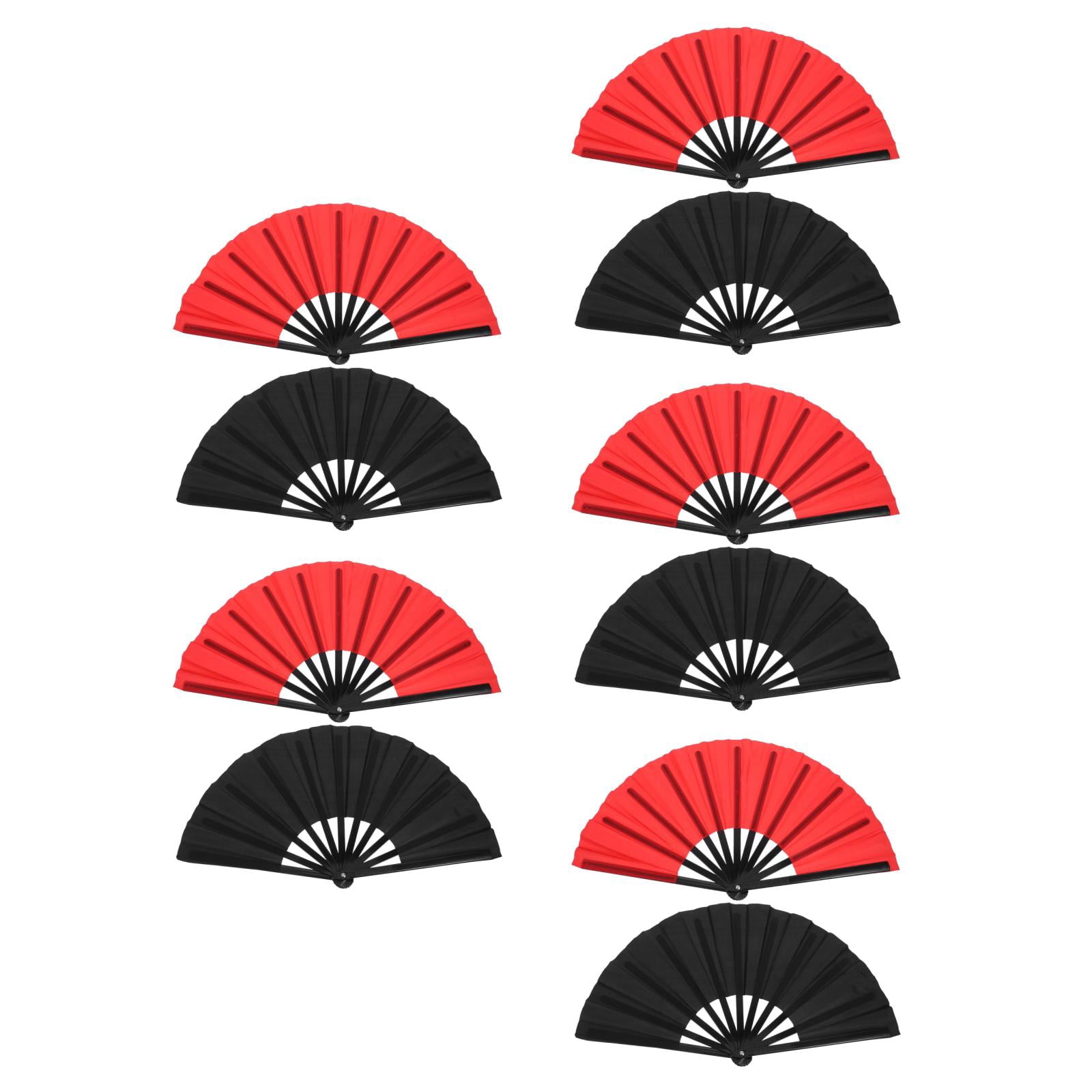 Worgeous 10 pcs Chinese Kung Fu Tai Chi Fan Portable Fan Foldable Fan ...