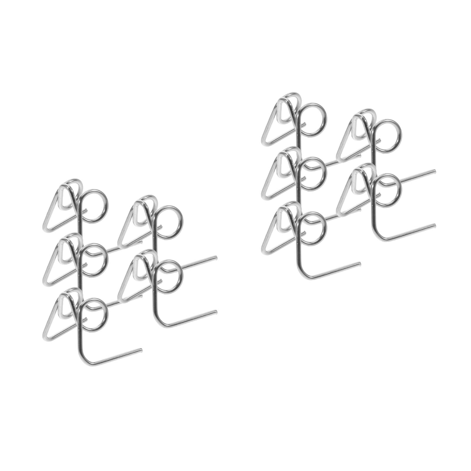 WHAMVOX Raindrops 10 pcs Double Wire Hose Clamps for Motorcycle Marine ...