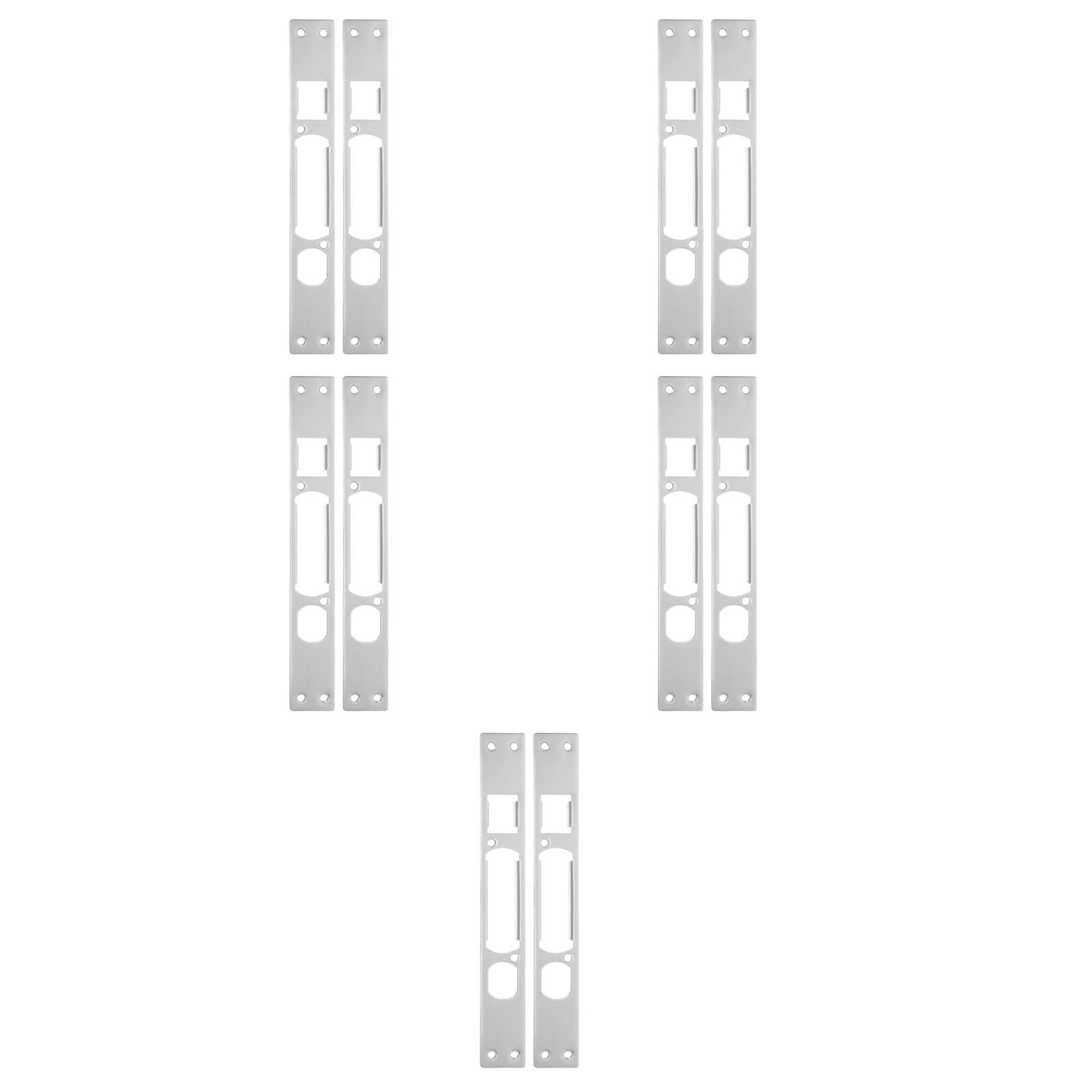 Worgeous 10 pcs Replacement Security Strike Plate Strike Plate Deadbolt ...