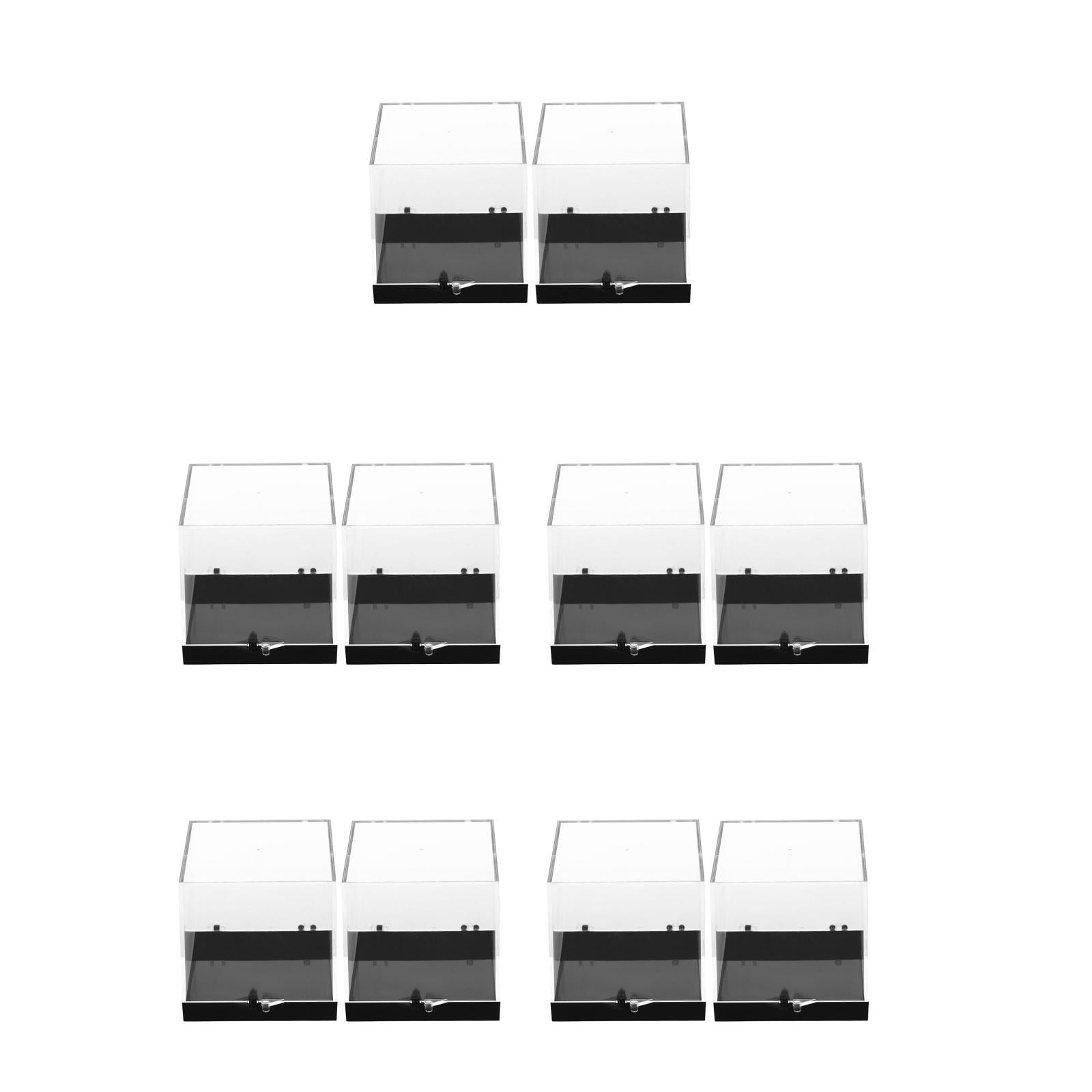 Worgeous 10 pcs Rock Display Box Storage Cube For Rock Collection ...