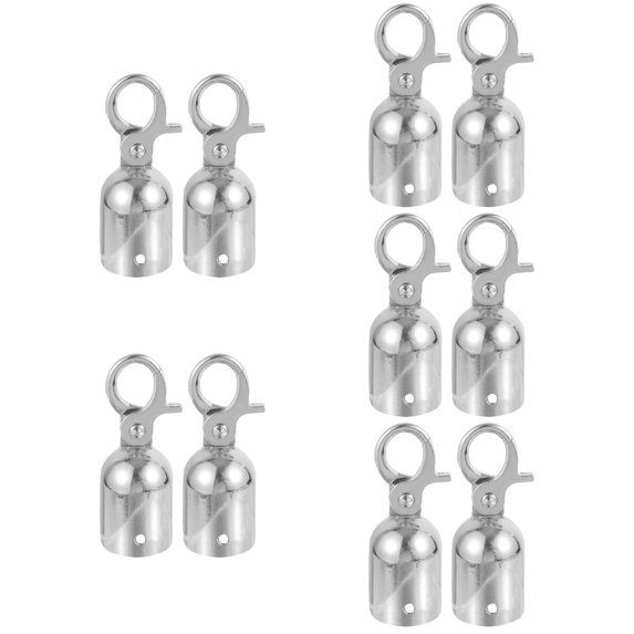 Worgeous 10 pcs Rope End Stoppers Snap Hook Decking Rope Fittings ...