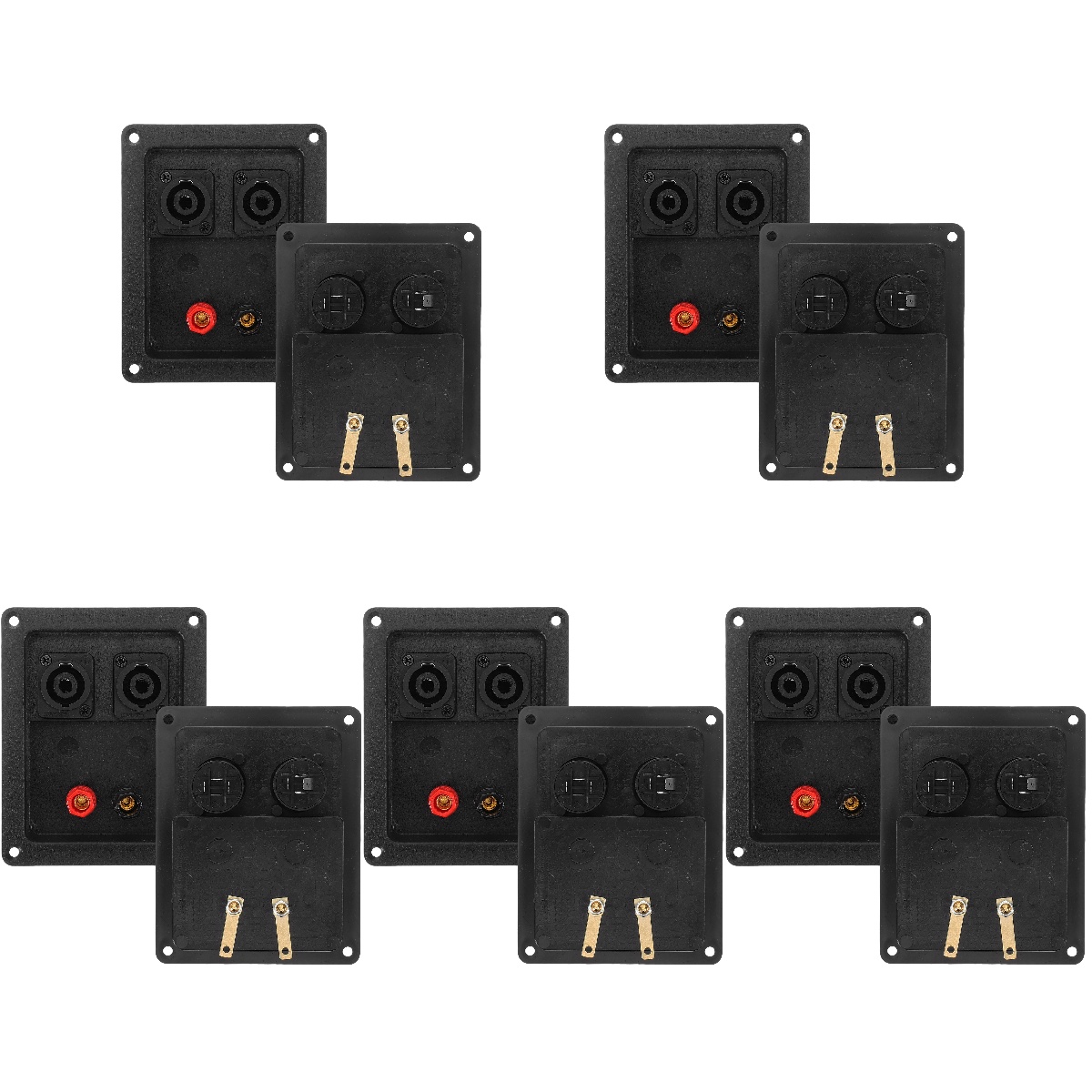 Worgeous 10 pcs Speaker Box Terminal Subwoofer Terminal Speaker Spade ...
