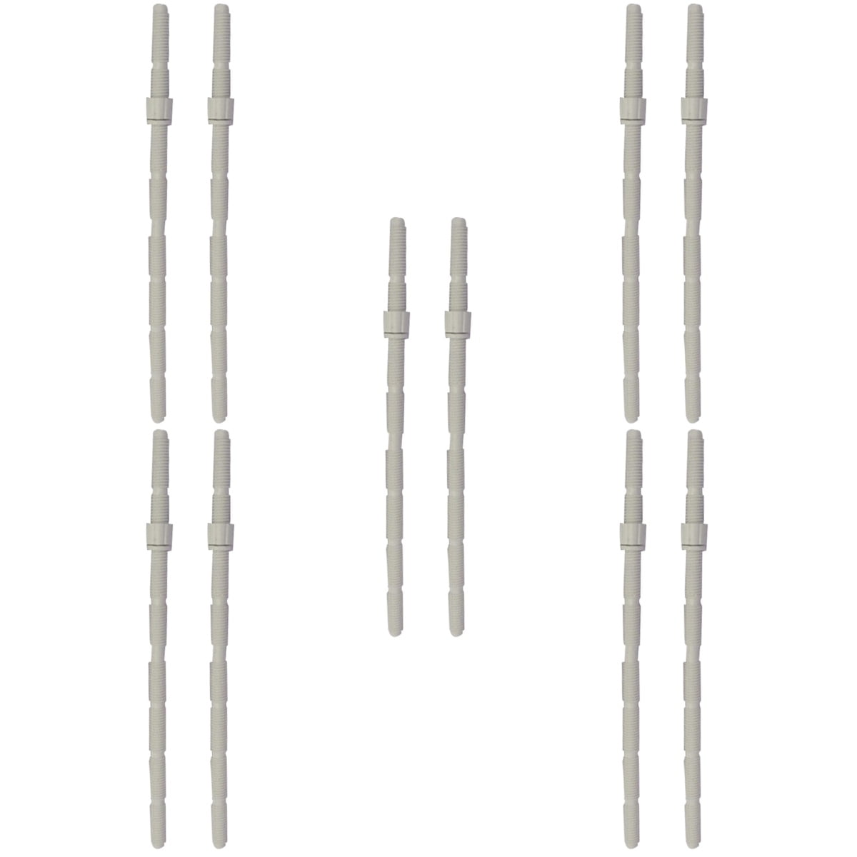 GETAJGHSD 10Pack Dual Flush Toilet Kit Button Rods for Water Tank ...