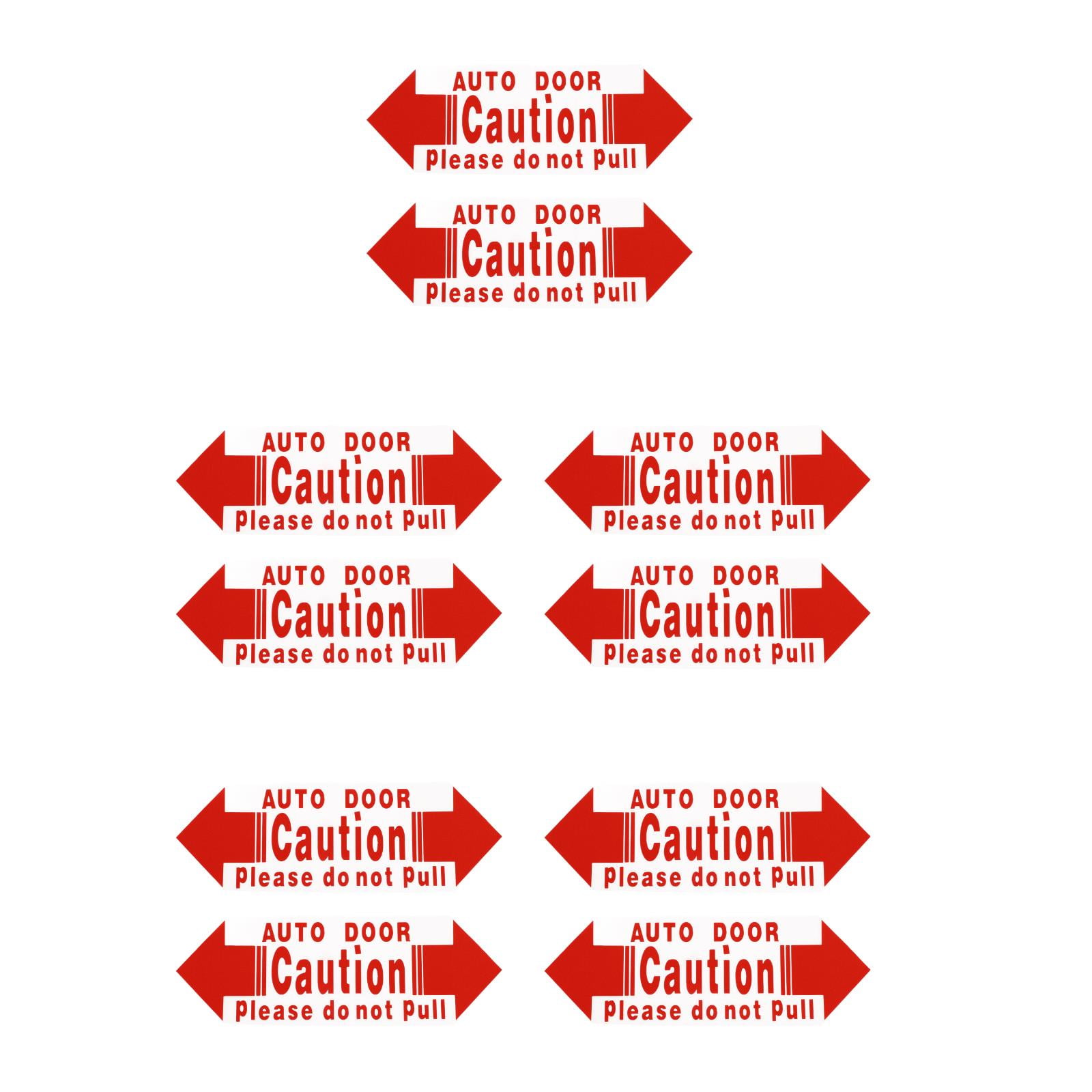 Worgeous 10 pcs Vehicle Door Open Warning Stickers Safety Sticker Car ...