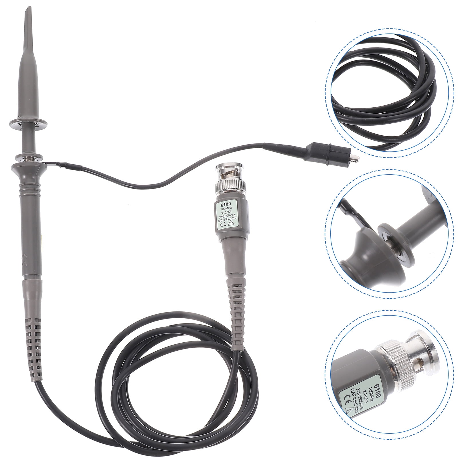 Worgeous 100 MHz Oscilloscope Probe Oscilloscope Accessory Oscilloscope ...