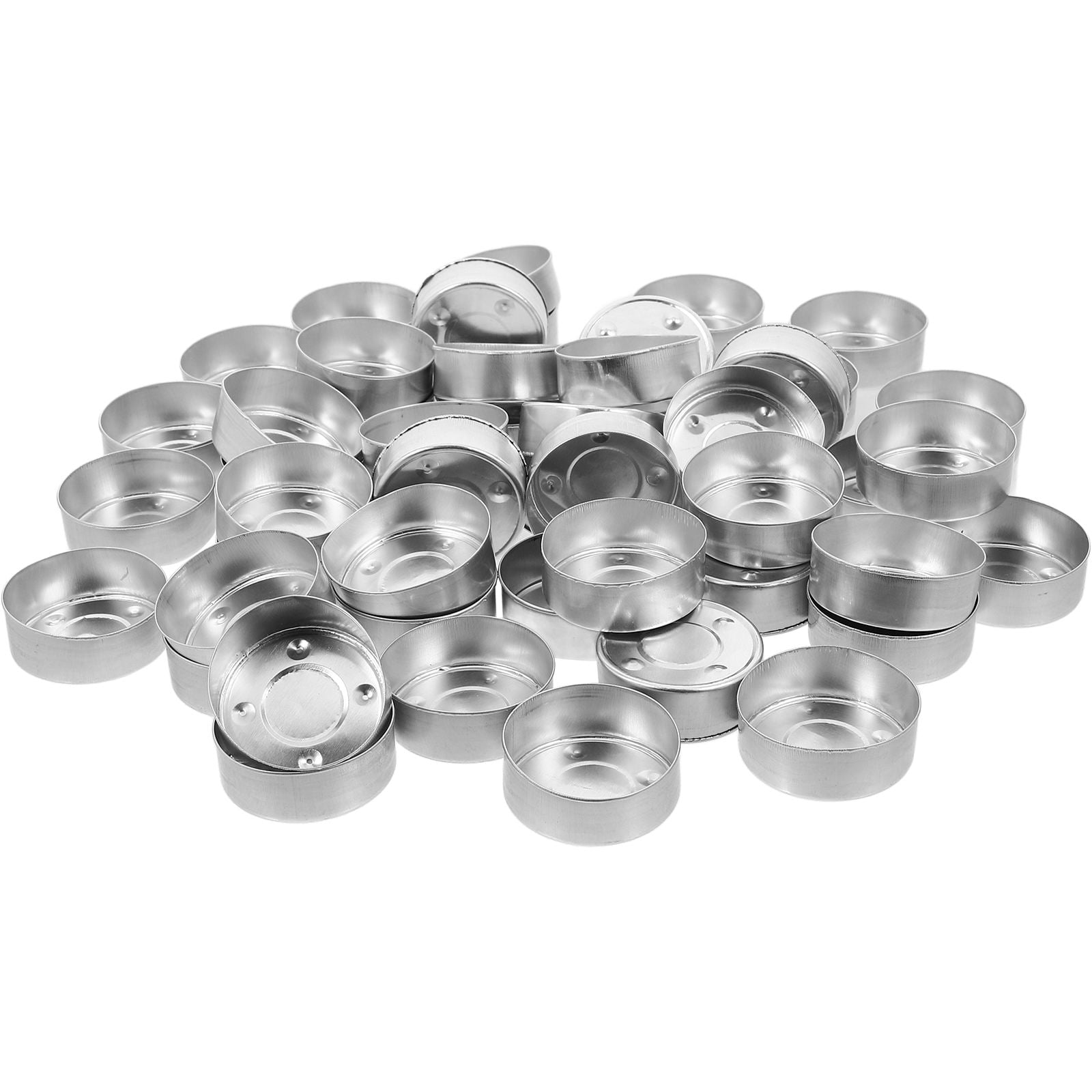 Worgeous 100 PCS Candle Cup Case Practical DIY Tealight Accessories Wax ...