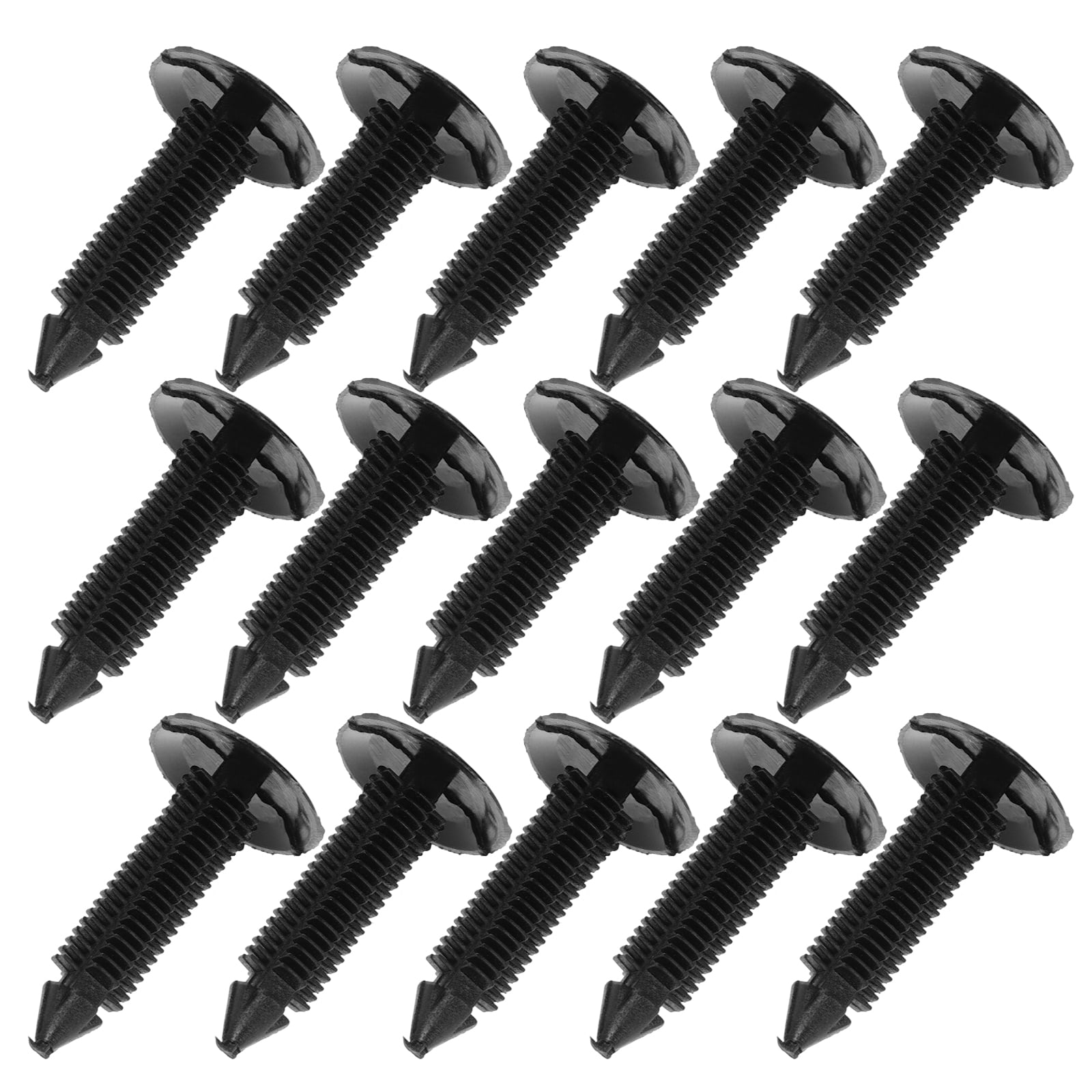 Worgeous 100 Pcs Automotive Retainer Clips Plastic Rivets Fasteners ...