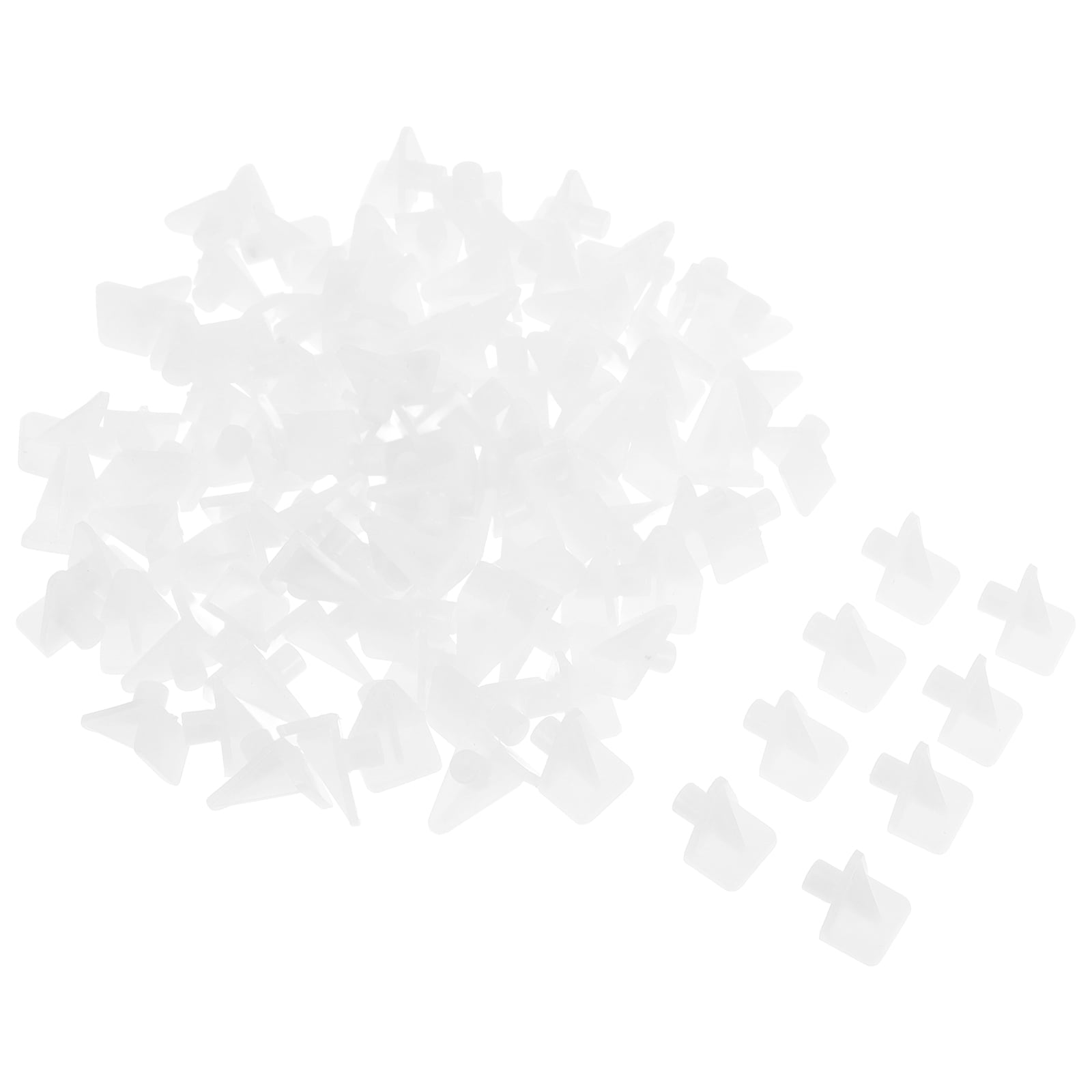 WHAMVOX 100pcs Plastic Shelf Pins Shelf Support Pegs Cabinet Shelf ...