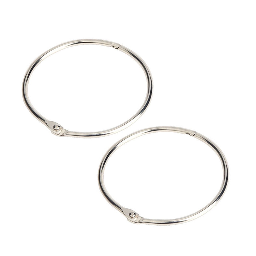 Worgeous 100 Pcs Circle Rings with Clips Memo Filing Binder - Walmart.com