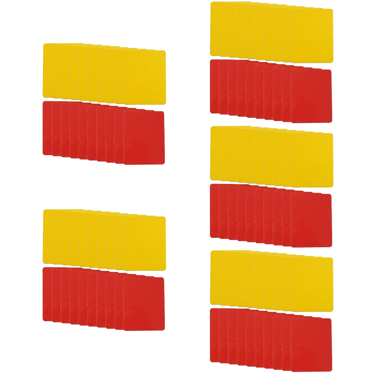 Worgeous 100 Pcs Football Referee Cards Soccer Referee Cards Standard ...
