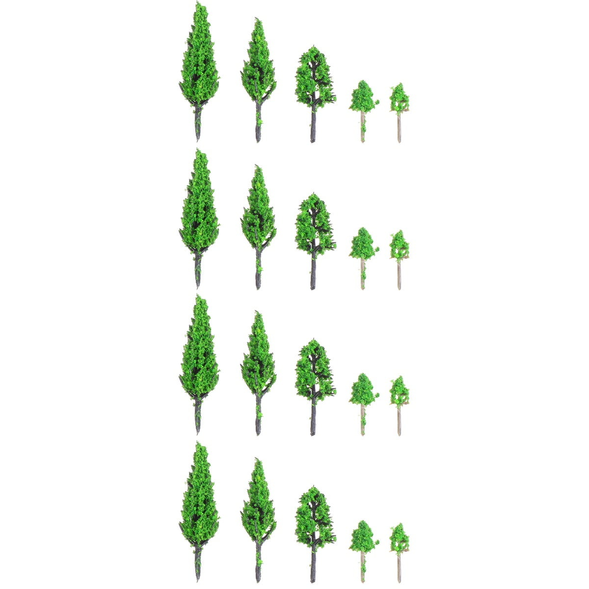 Worgeous 100 Pcs Mixed Model Trees Miniature Trees for Woodland Scenery ...