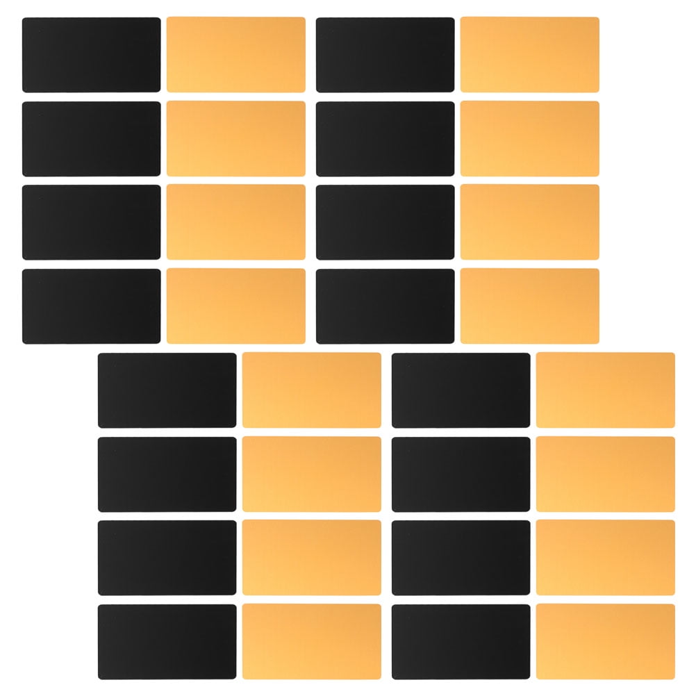 Worgeous 100 Pcs Printer Paper Business Card Table Display Cards Metal ...