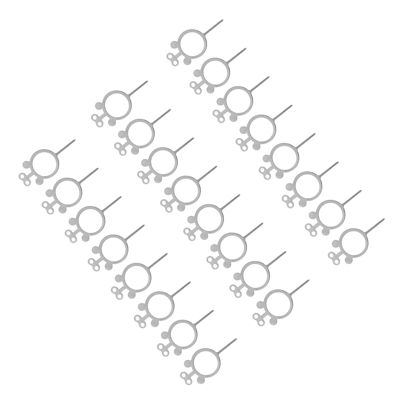 Worgeous 100 Pcs SIM Cards Remover Needle Tray Removing Needles Reader ...