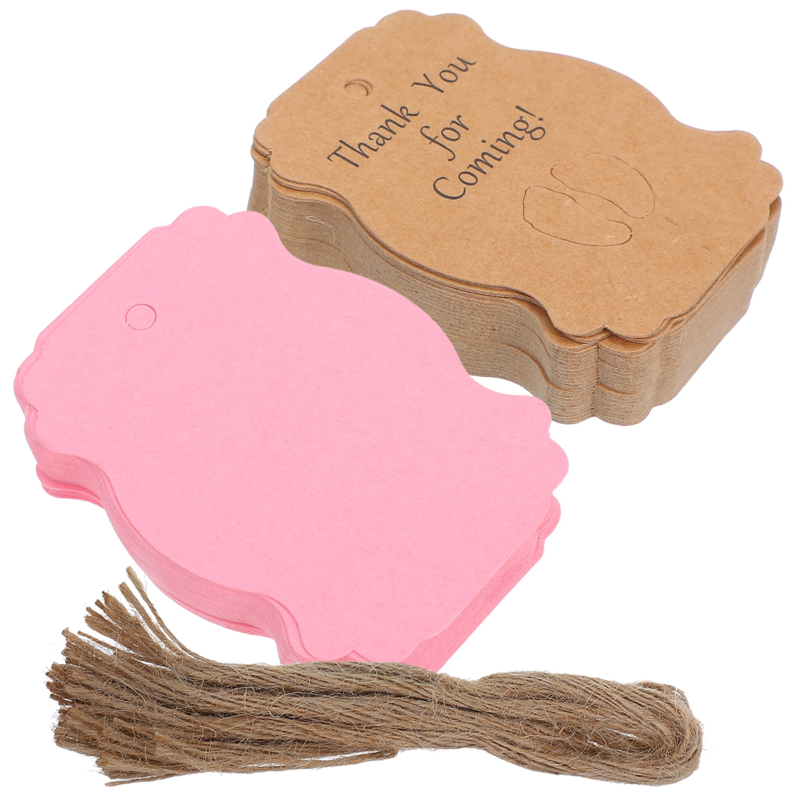 Worgeous 100 Pcs Thank You Tags for Wedding Favors Bridal Shower Bay ...