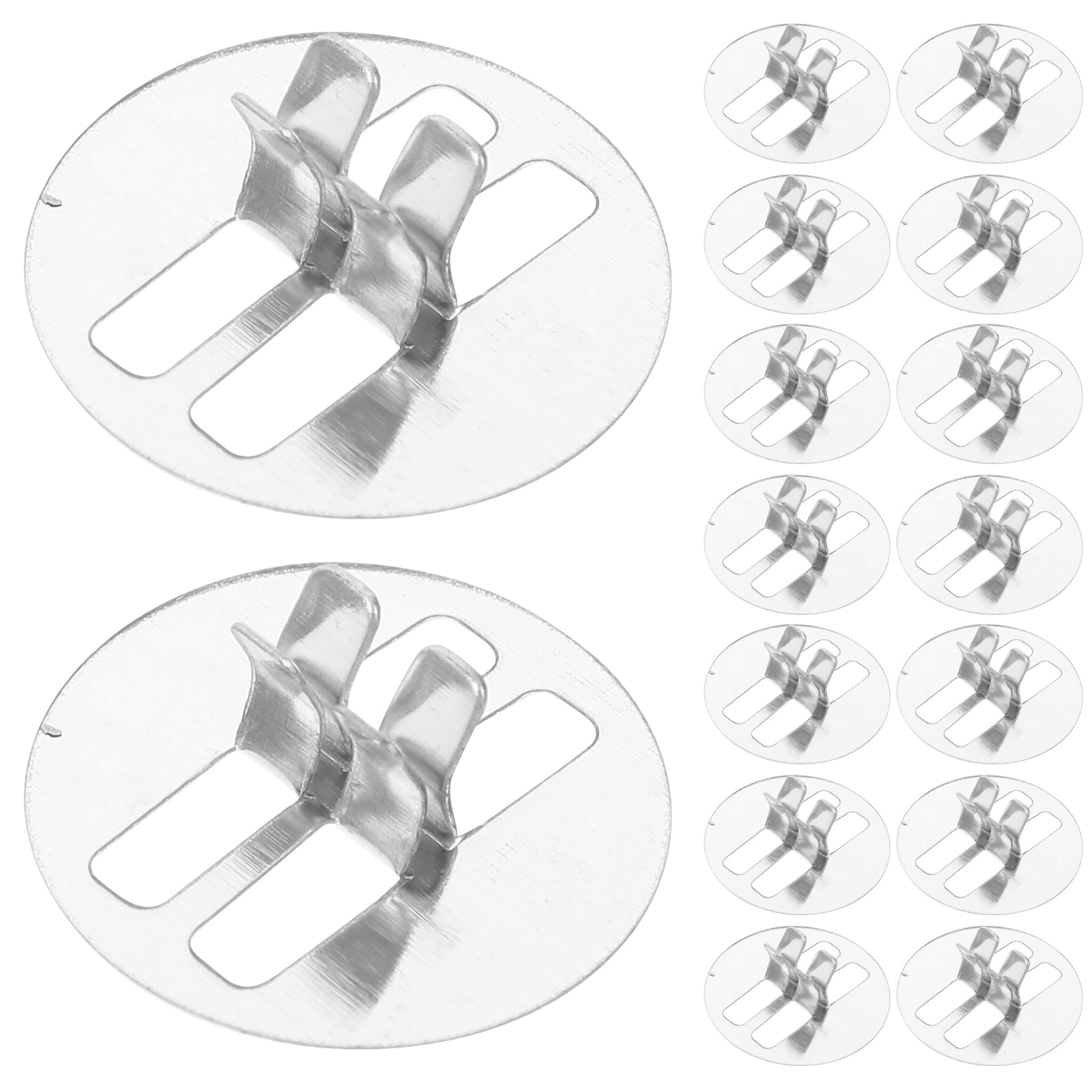Worgeous 100 Pcs Wooden Candle Wick Base Drill Deflection Green Tape ...