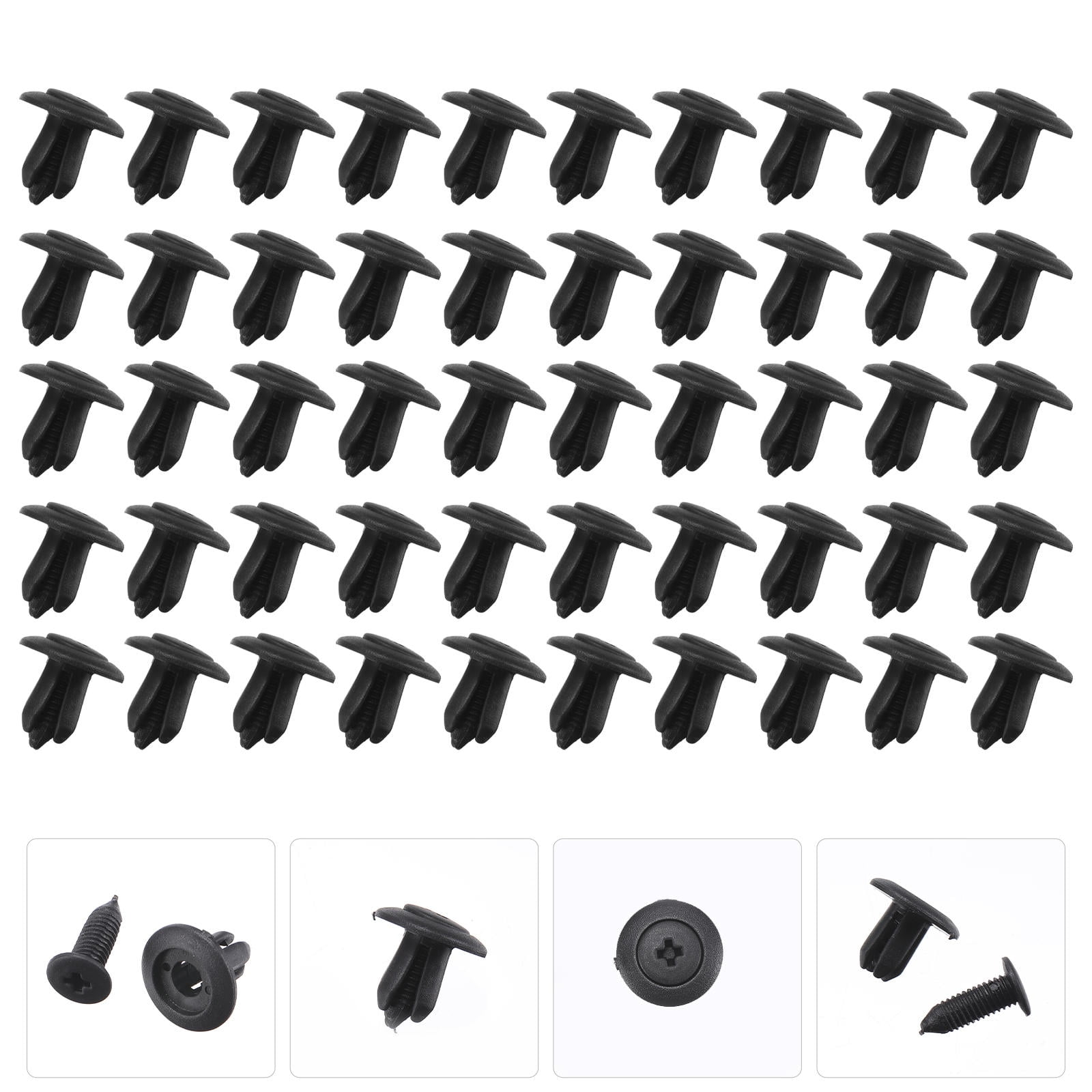 Worgeous 100 Pieces Kick Plate Trim Retainer Car Trunk Fastener Push ...