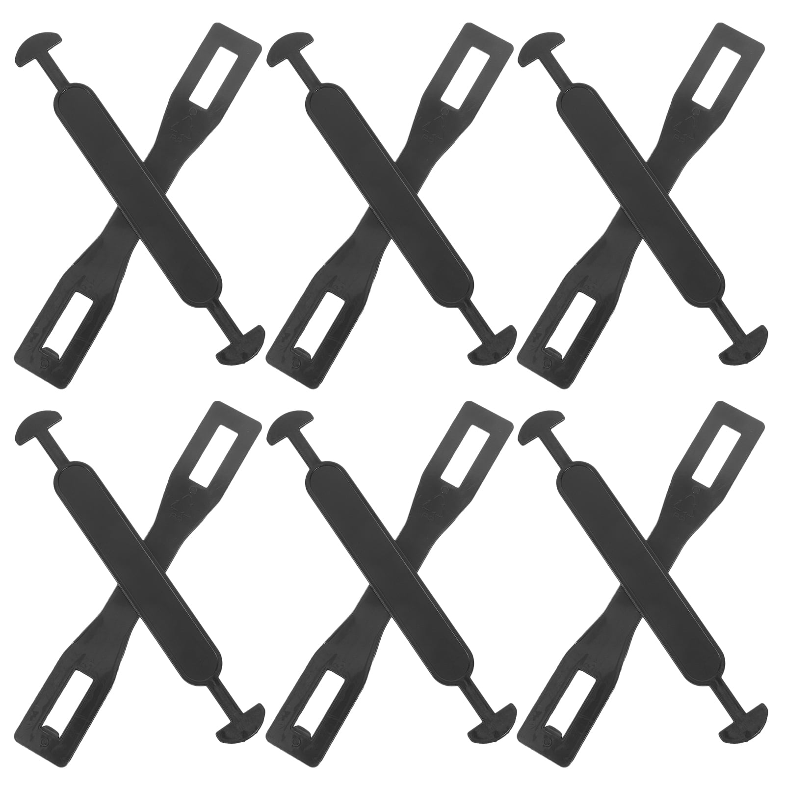 Worgeous 100 Sets Cardboard Box Handle Plastic Grab Handle Lifting ...