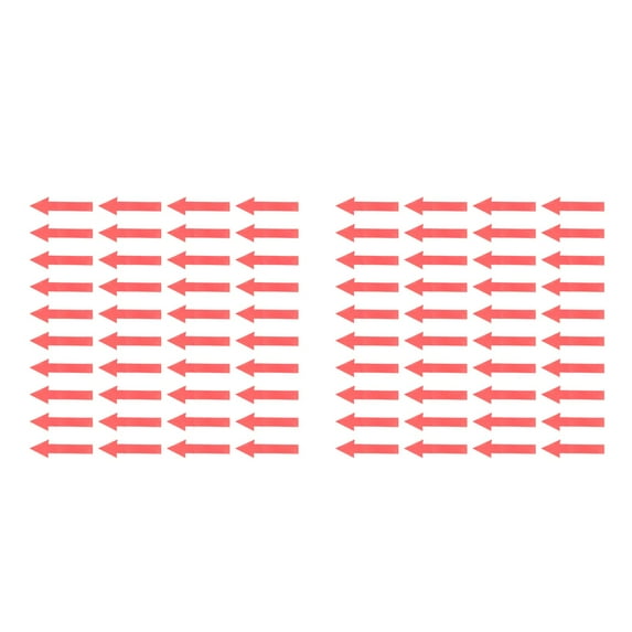 Worgeous 100 pcs Arrow Wall Indicating Direction Decals Warning Decals ...