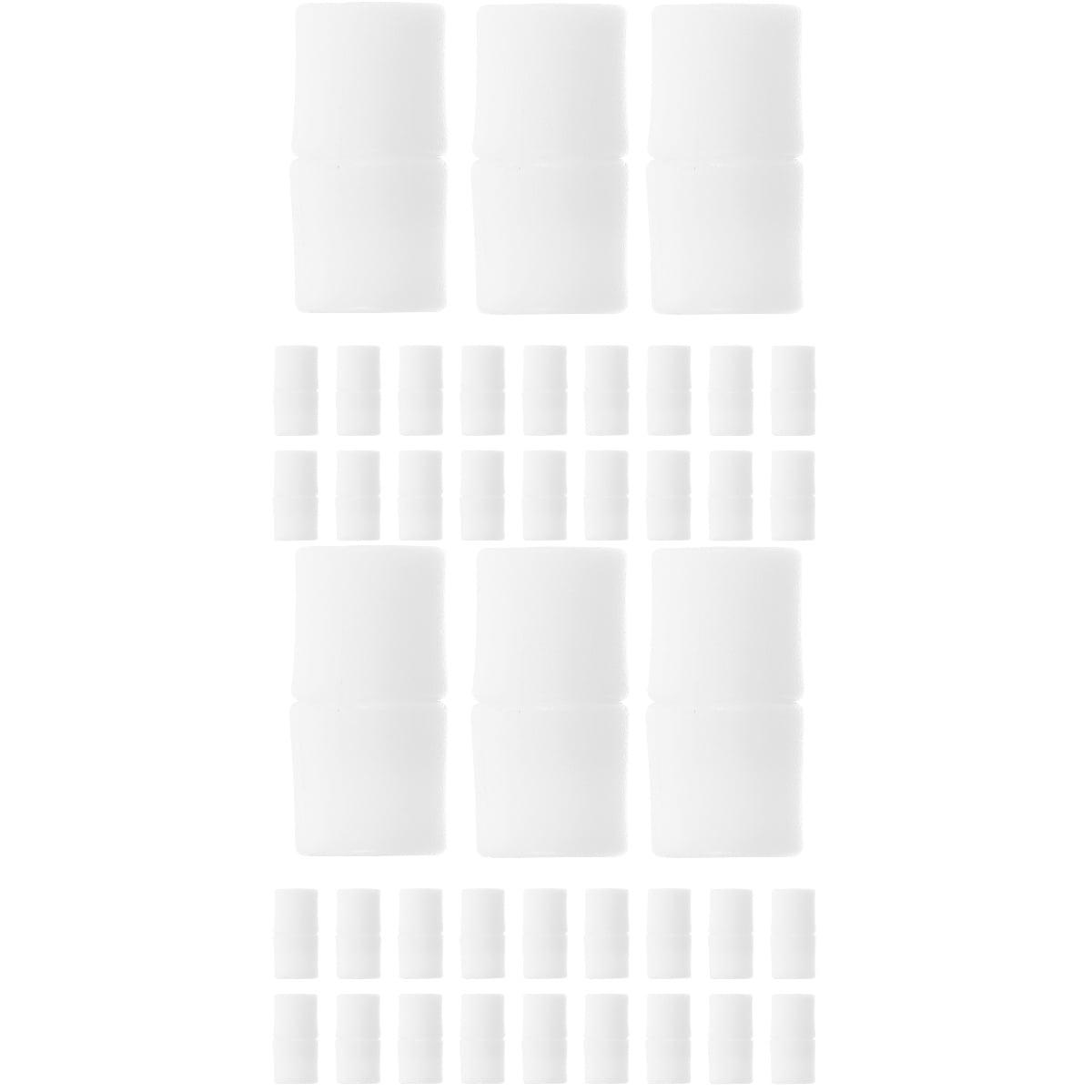 Worgeous 100 pcs Breakaway Clasps Plastic Bead Barrel Connectors ...