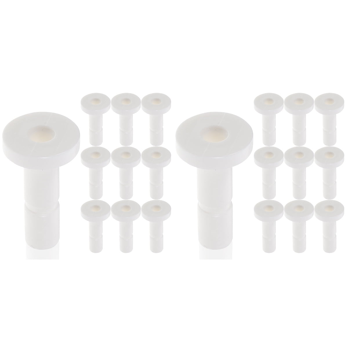 Worgeous 100 pcs Check Valves Plug Garden Irrigation System End Plug 1/ ...