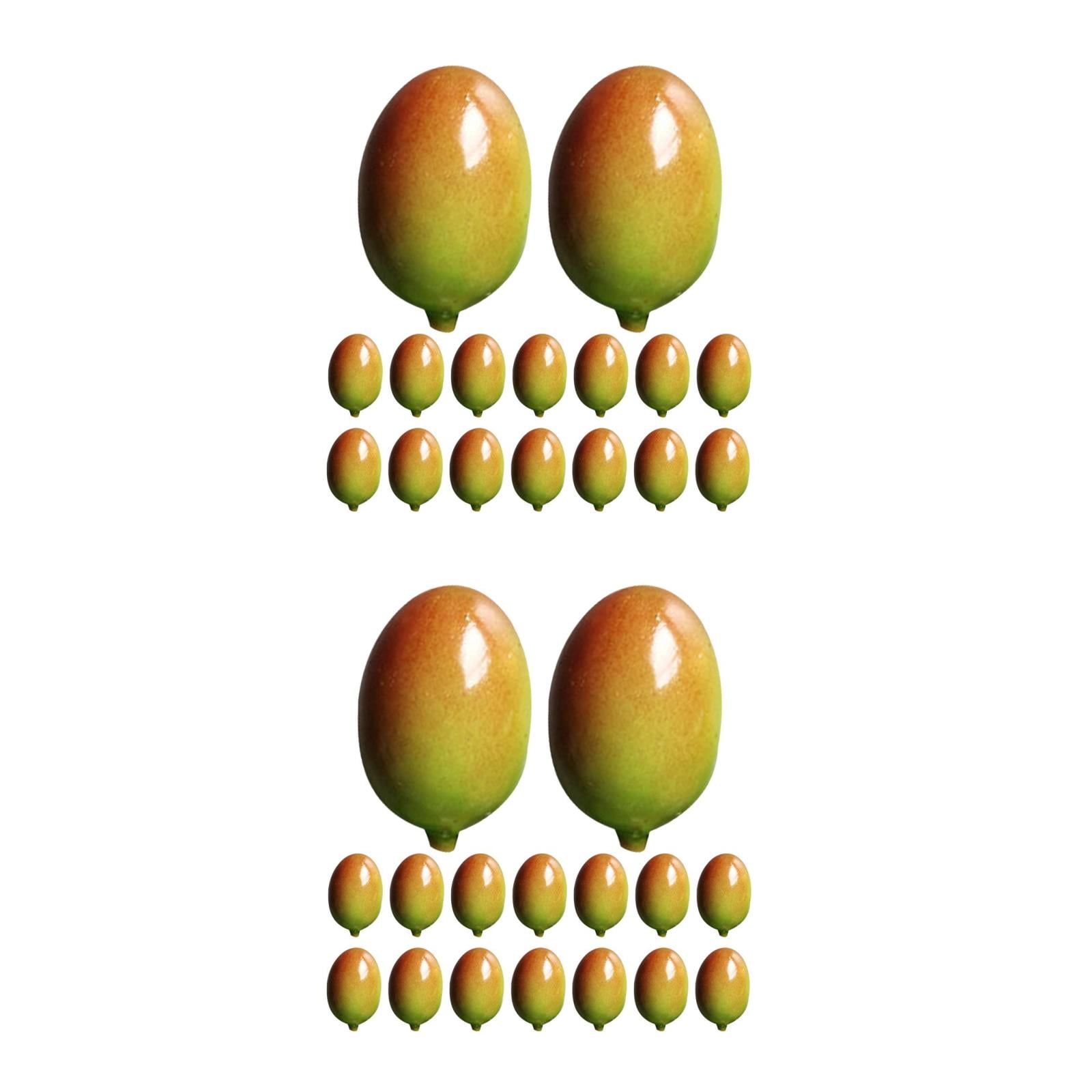 Worgeous 100 pcs Fake Fruits Artificial Olives Lifelike Artificial ...