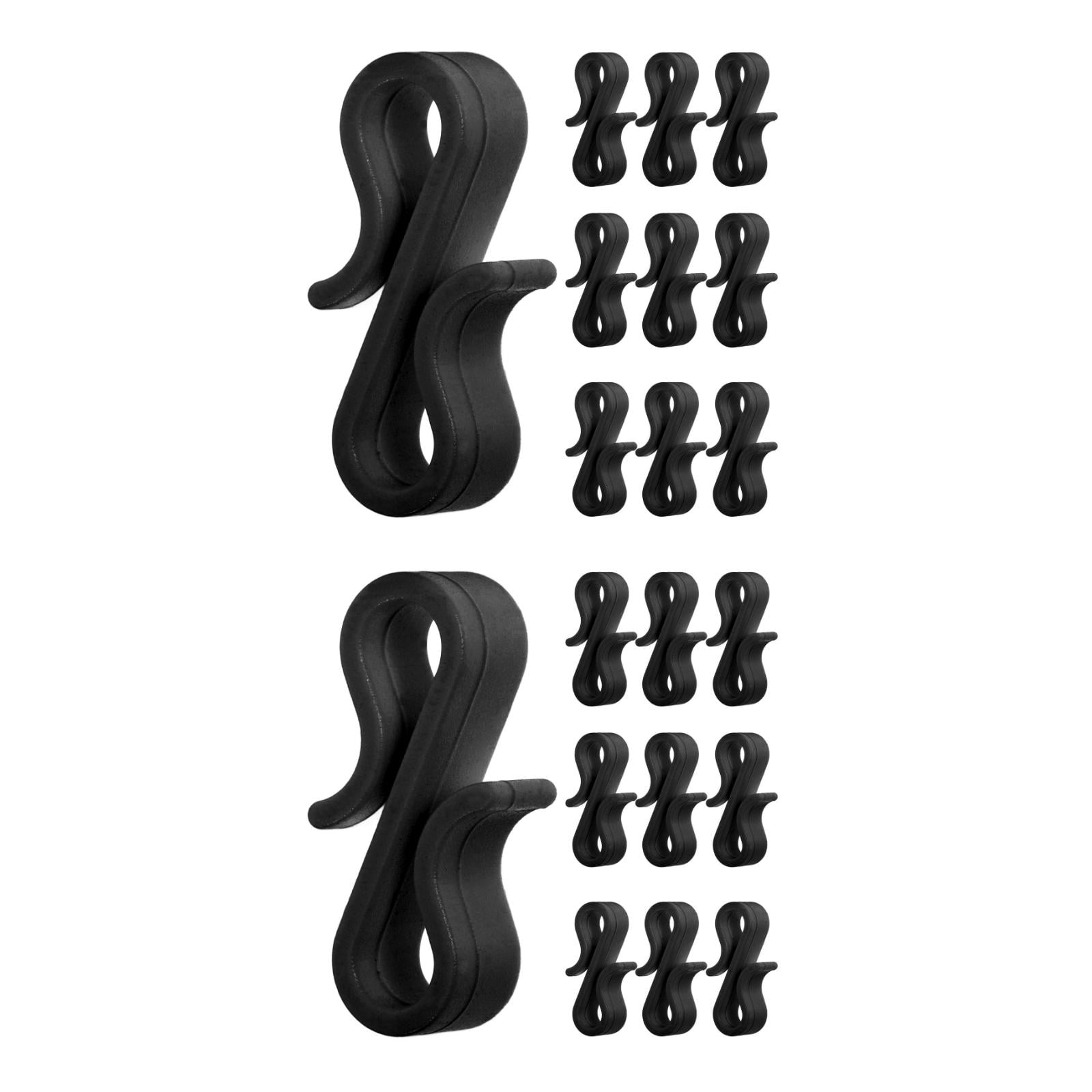 Worgeous 100 pcs Gutter Clips Weatherproof S Shaped Clip Hooks for ...
