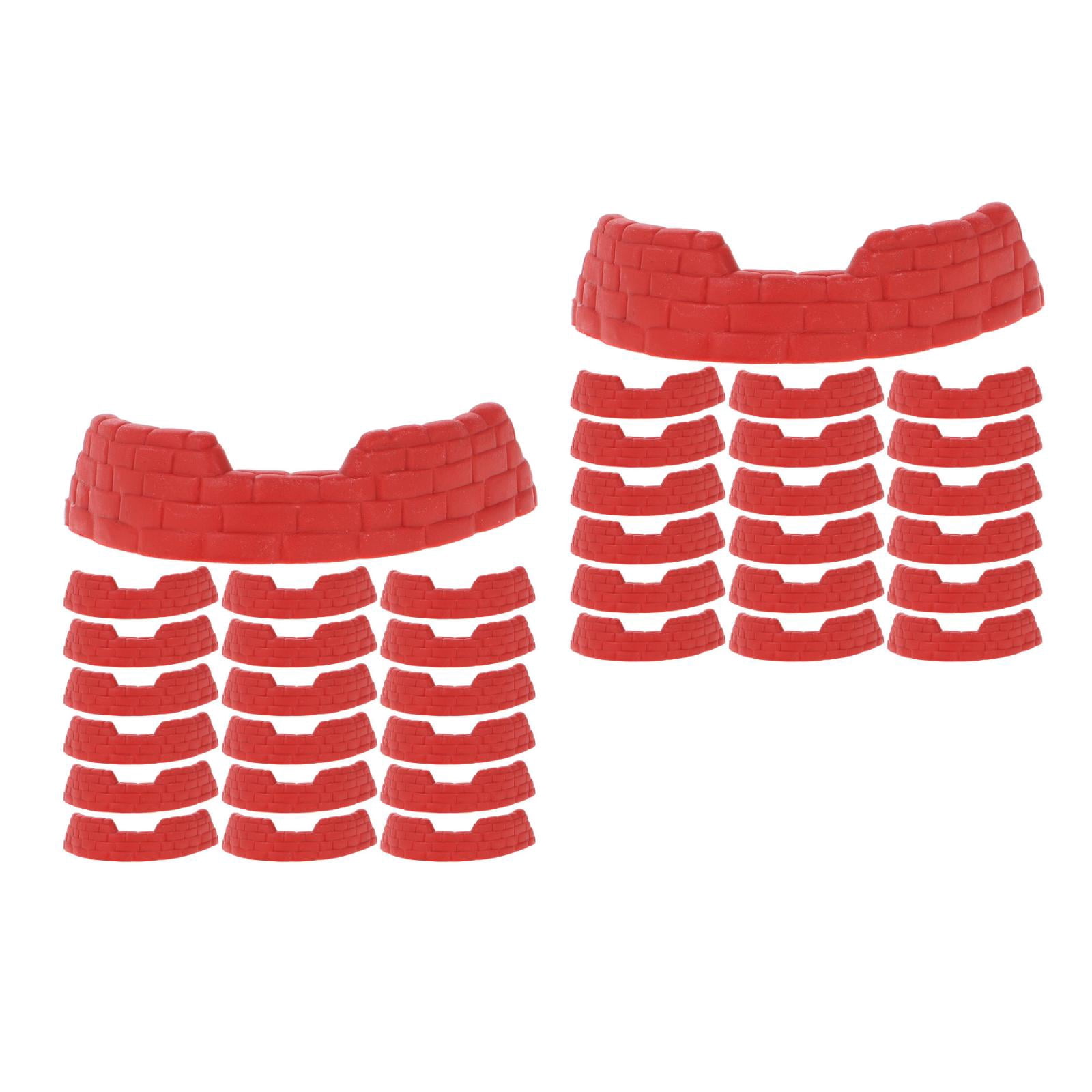 Worgeous 100 pcs Mini Soldiers U-Shaped Bunker army Scene Decor For ...