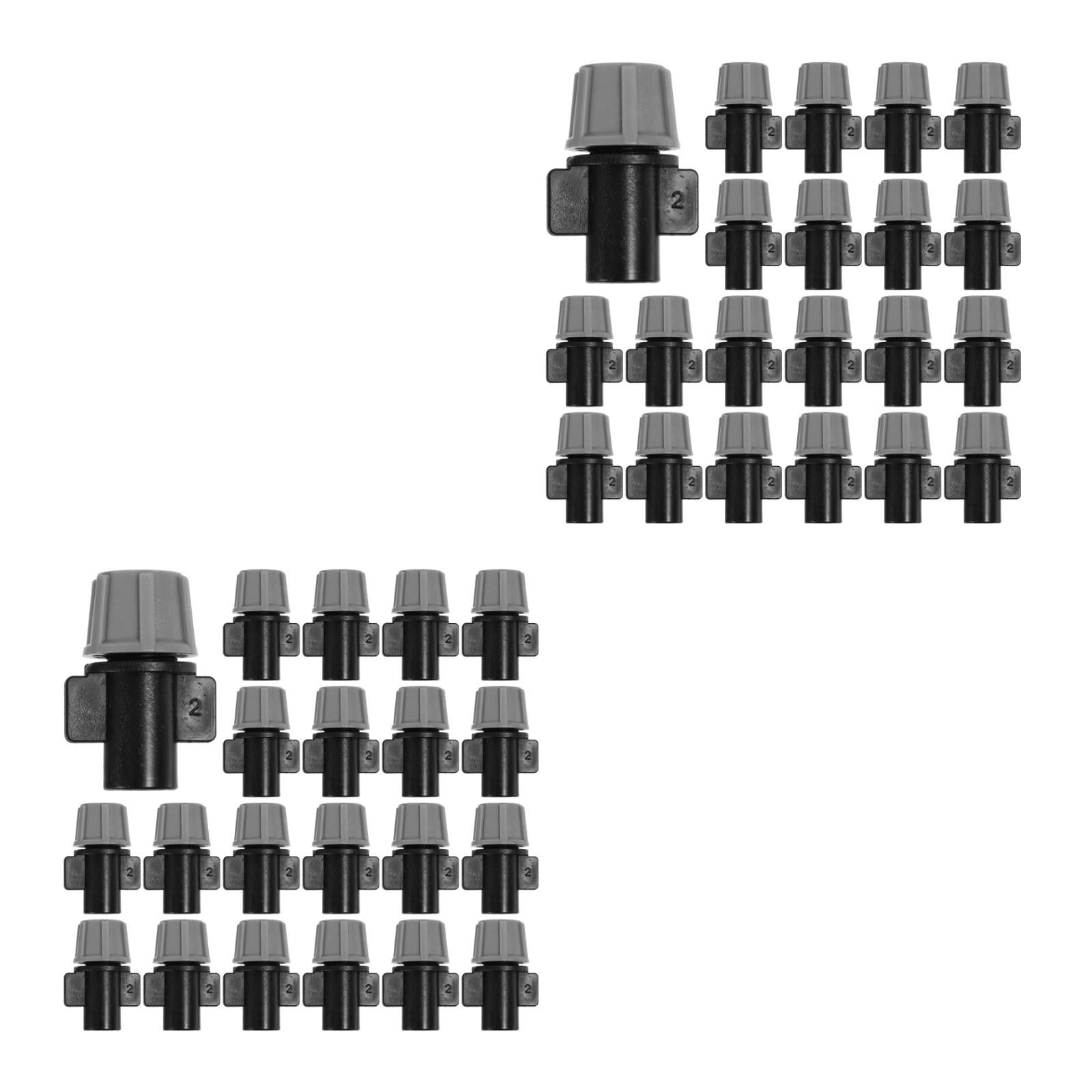 Worgeous 100 pcs Mister Nozzles Plastic Agricultural Spray Nozzle Drip ...
