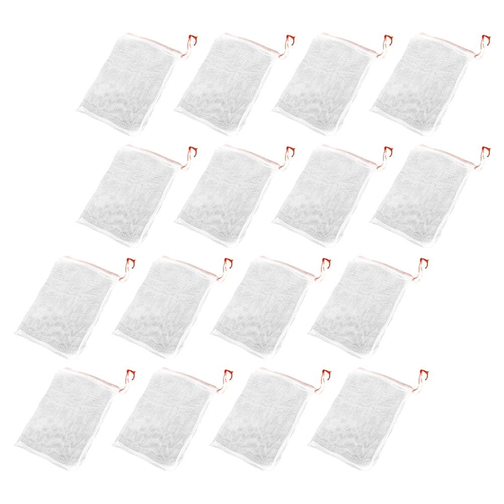 Worgeous 100 pcs Nylon Fruit Mesh Bags Fruit Vegetable Pouches Fruit ...