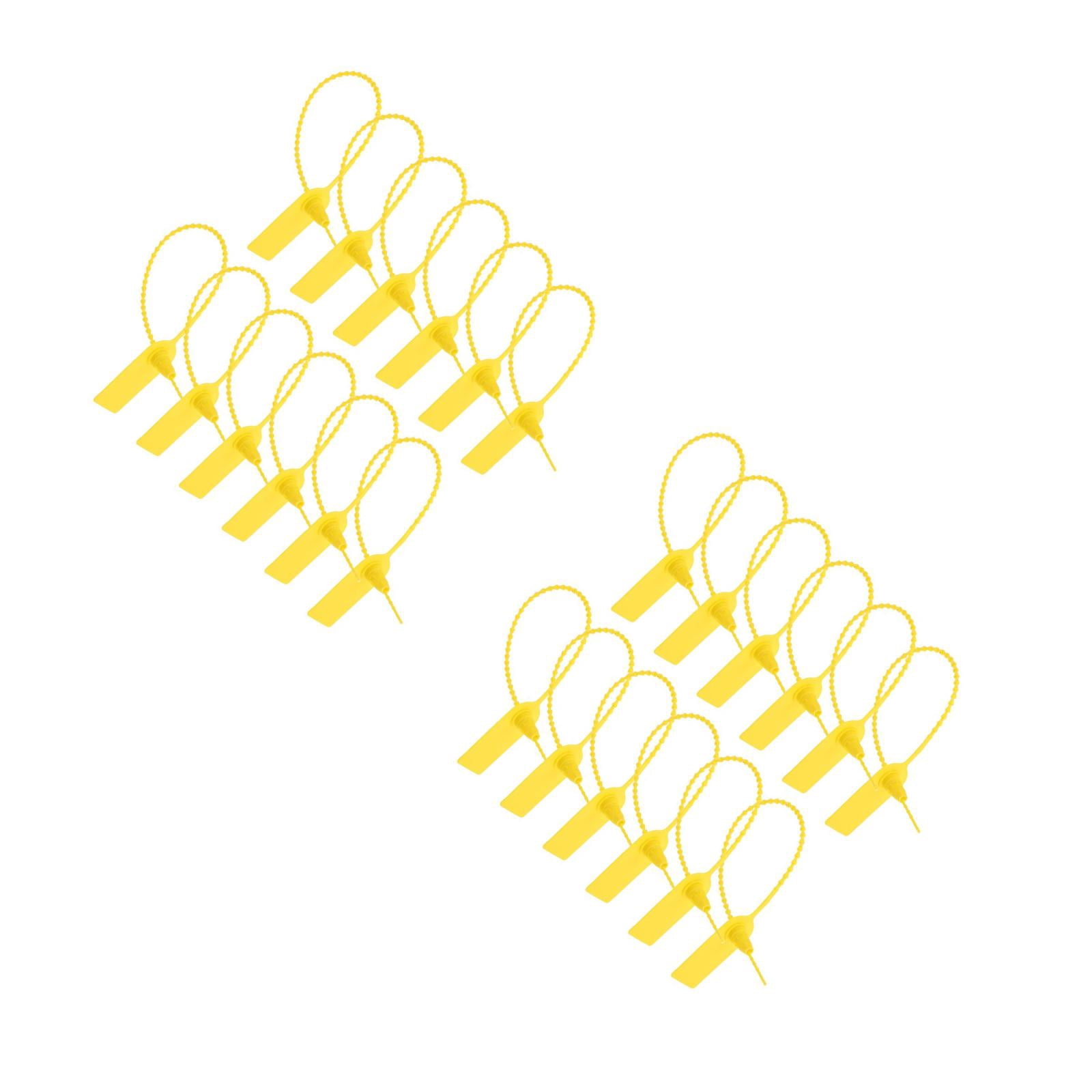 Worgeous 100 pcs Plastic Security Seals Waterproof Labels For Logistics ...