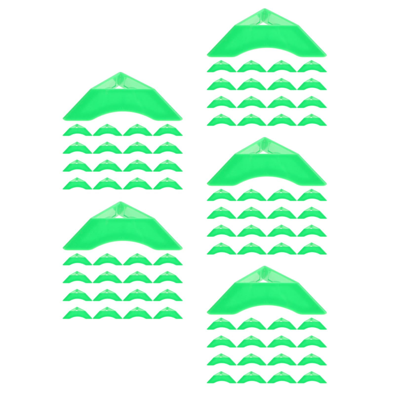 Worgeous 100 pcs Plastic Triangle Cube Display Stand Cube Display ...