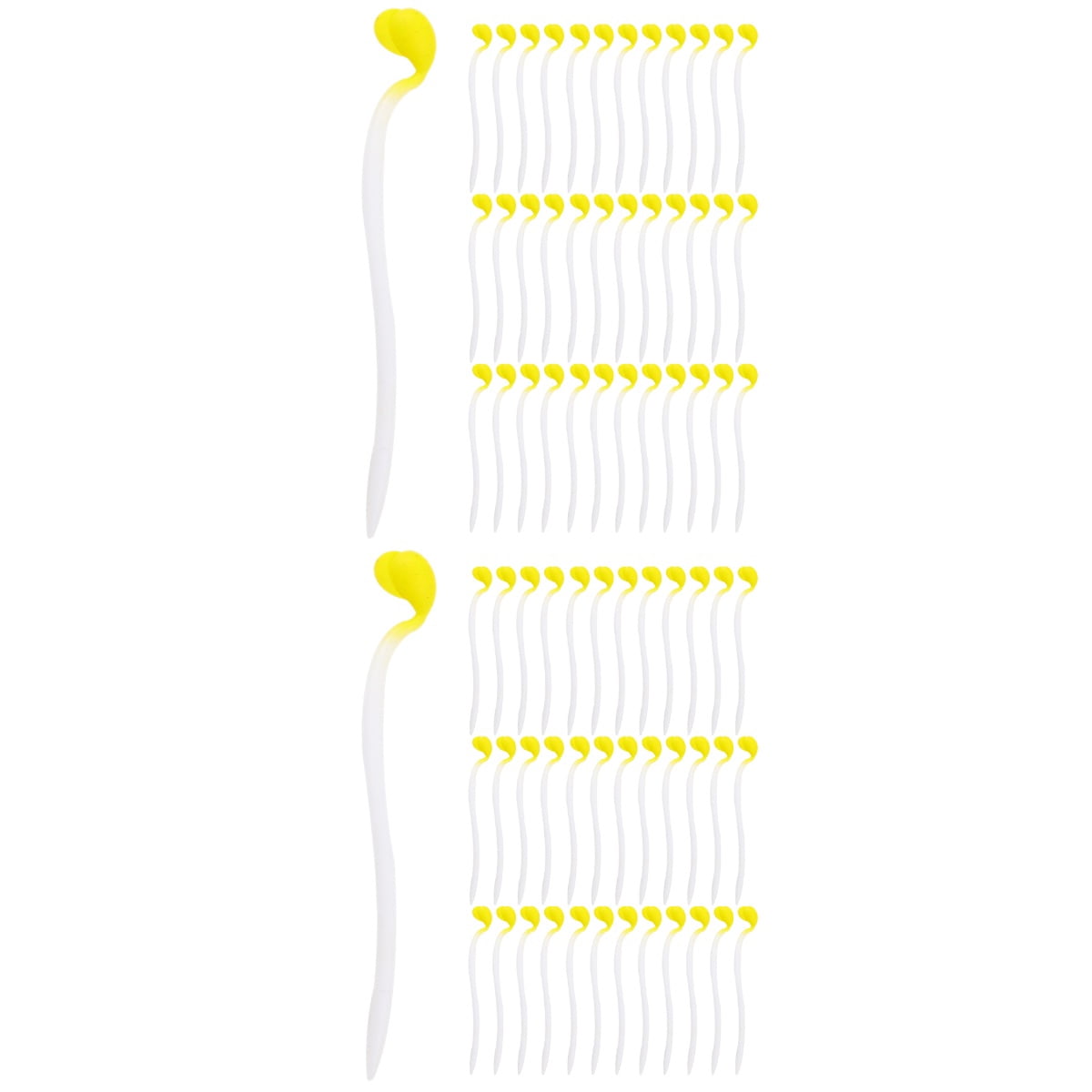 Worgeous 100 pcs Sensory Fidget Stretchy Bean Sprout Pulling Fidget ...