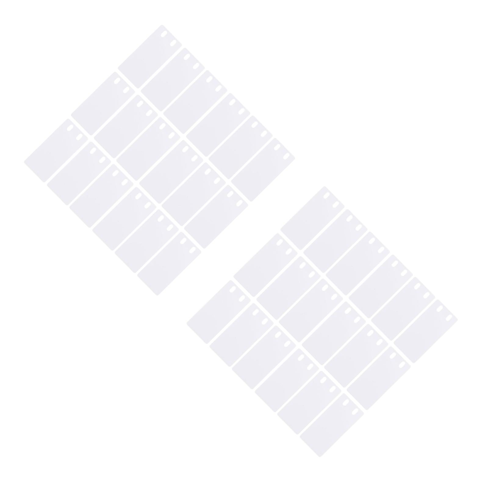 Worgeous 100 pcs Write-On Cable Labels Blank PVC Tags for Wire and Cord ...