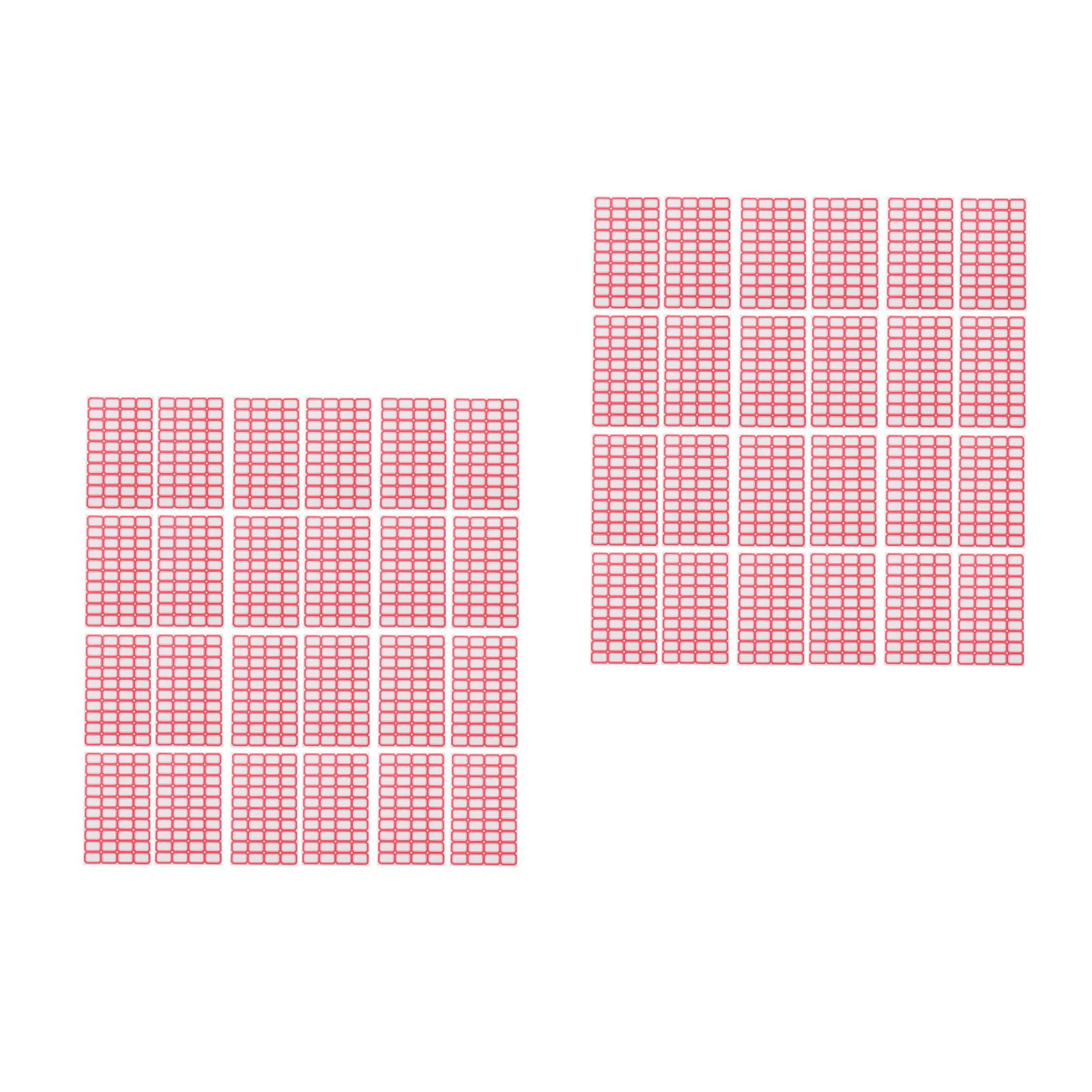Worgeous 100 sheets of Label Self-Adhesive Labels Writable Label ...