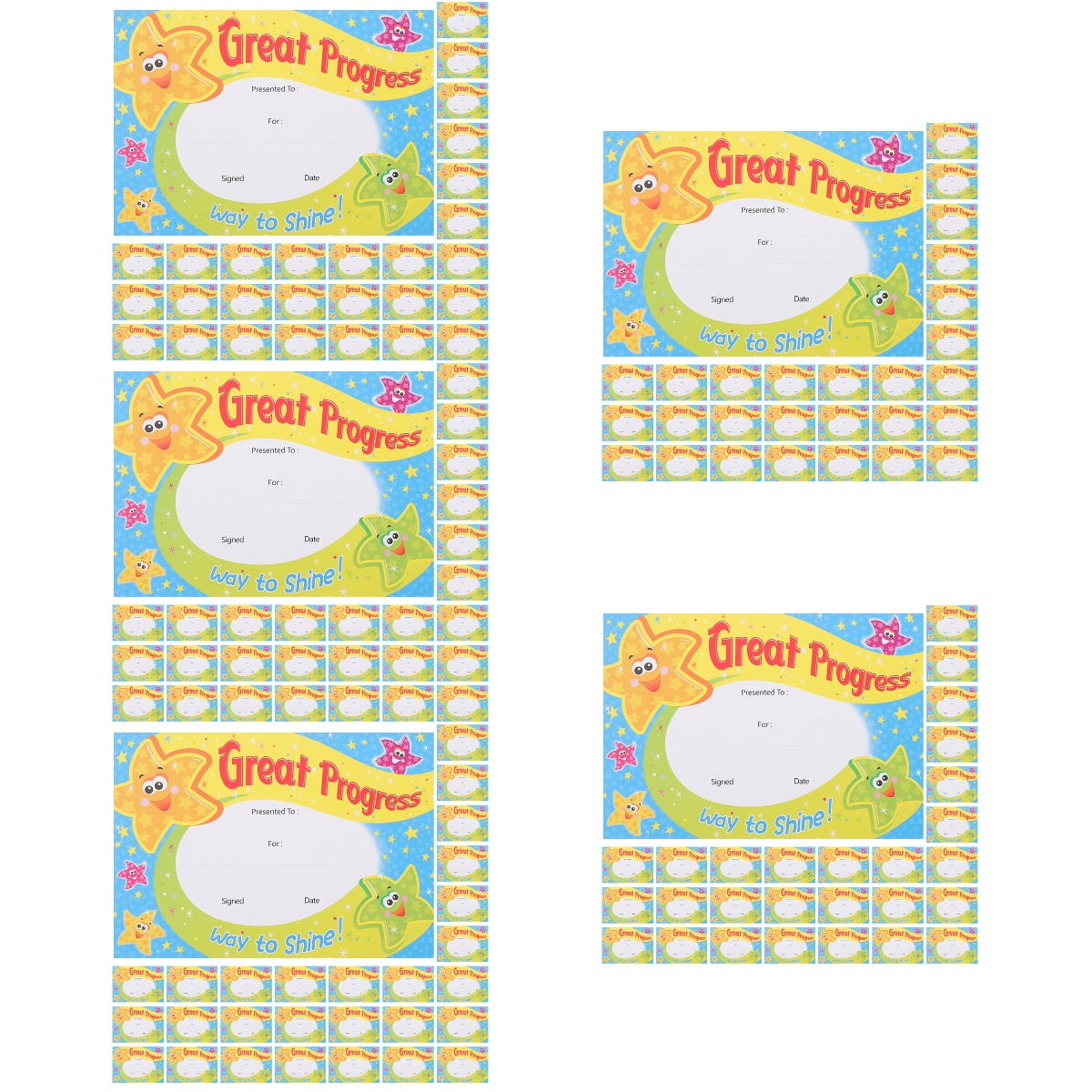 Worgeous 1000 Sheets of Award Certificates for Kids Lovely Certificate ...