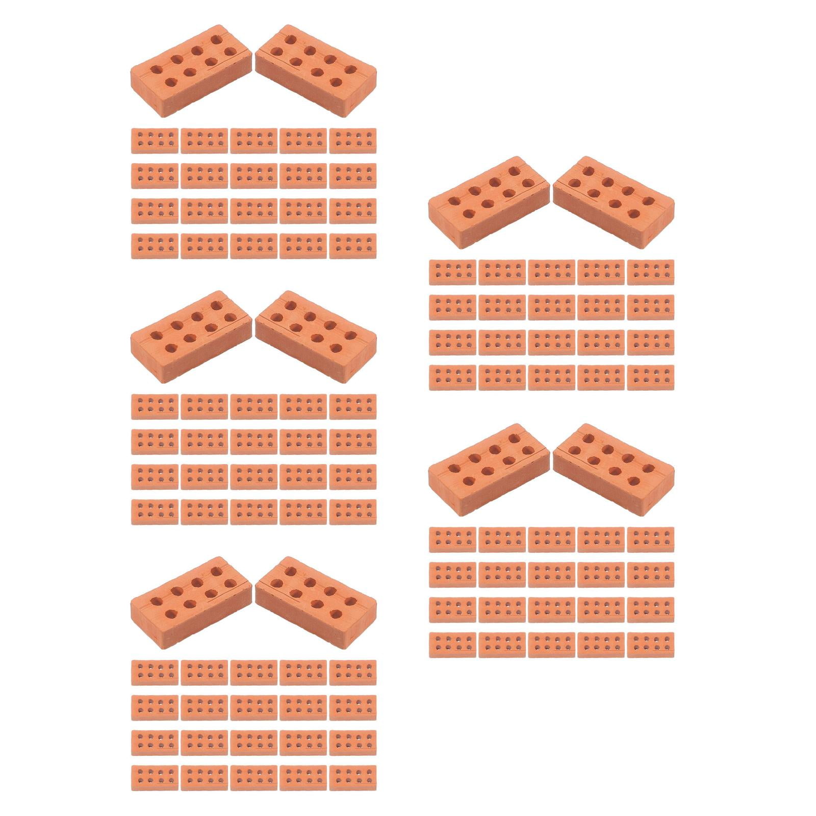 Worgeous 1000 pcs Miniature Bricks Tiny Bricks for Crafts DIY Miniature ...