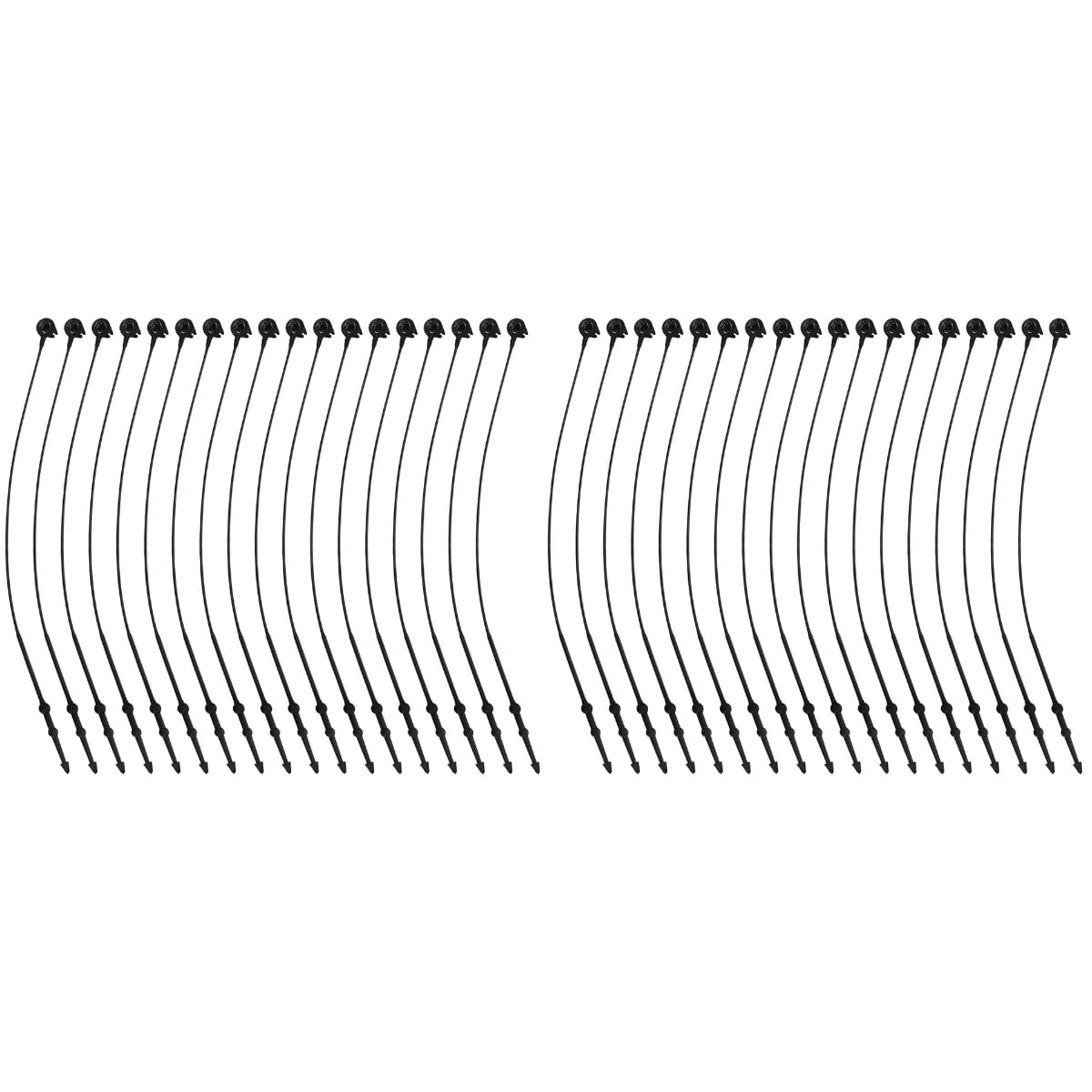 Worgeous 10000 pcs Price Tags Fastener Hanging Tags Pin Black Security ...