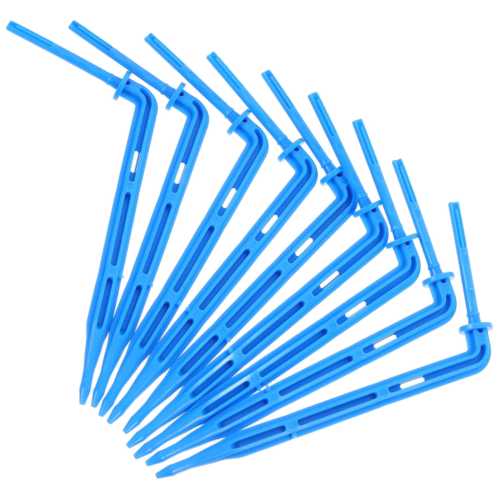 Raindrops Automatic Irrigation Stakes Drip Stake Blue Plastic 100Pcs ...