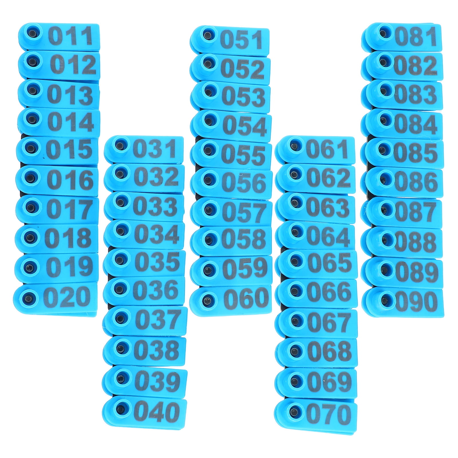 Worgeous 100PCS Sheep Ear Markers Farm Animal Ear Markers Numbered Ear ...