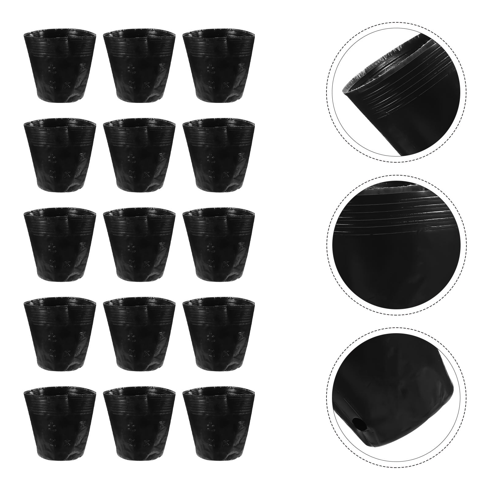 Worgeous 100Pcs Breathable Permeable Nutrient Bags for Plant and Home ...