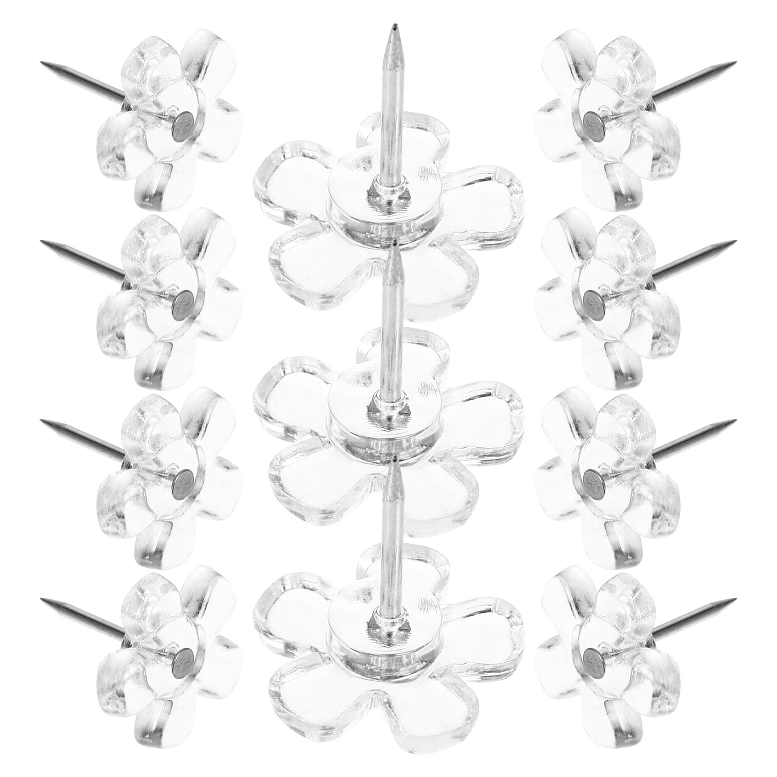 Worgeous 100Pcs Cork Board Pushpins Office Push Pin Drawing Pin Photo ...