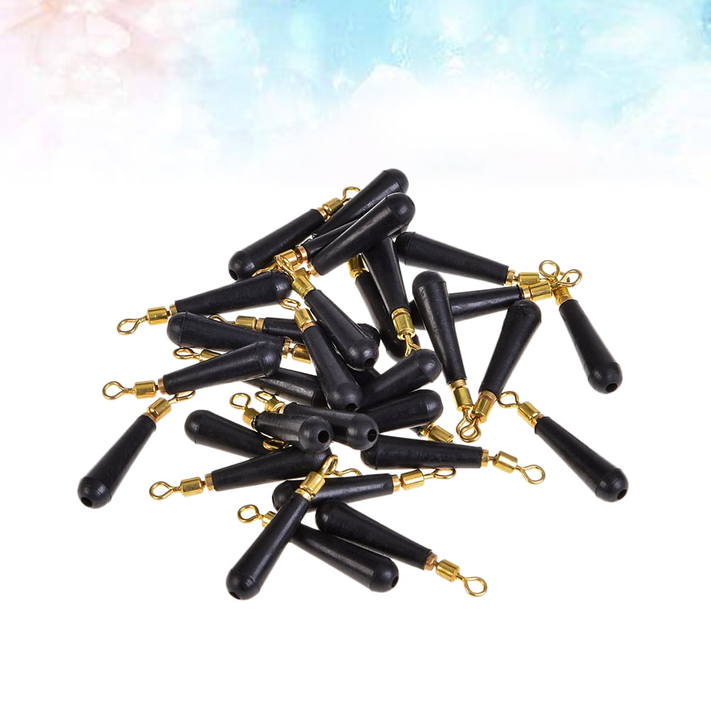 Phenofice 100 Pcs Black Metal Fishing Drift Float Connectors Versatile ...