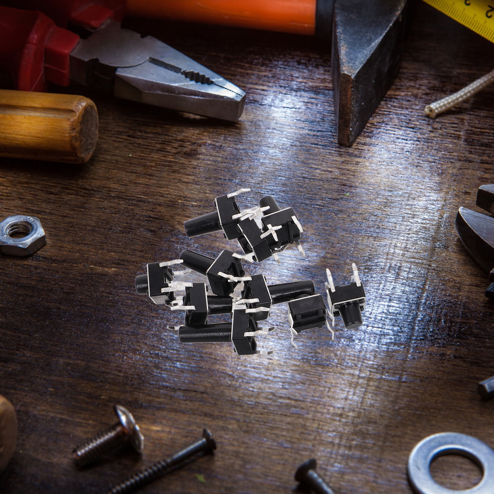 Worgeous 100Pcs Micro Momentary Push Switch Tactile Buttons for DIY ...