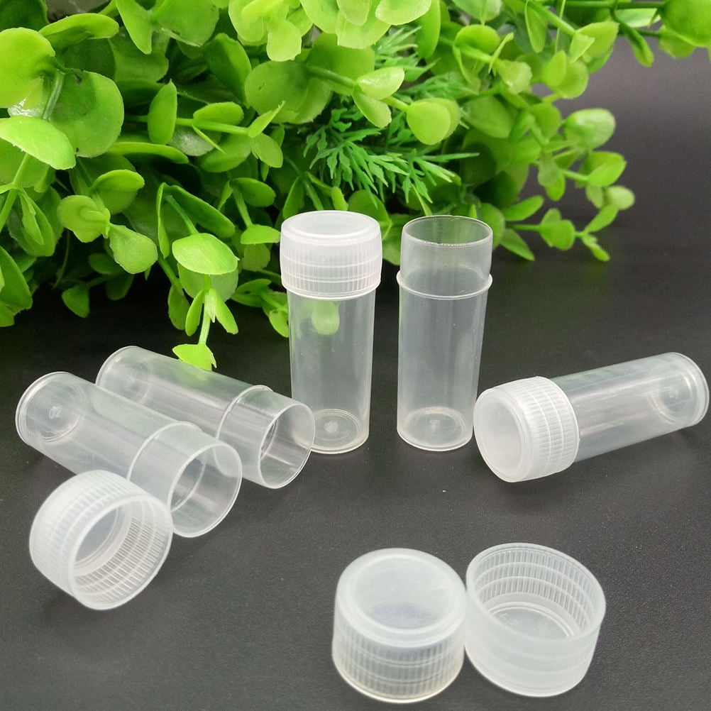 Worgeous 100Pcs Tiny Plastic Containers for Beads and Jewelry Storage ...