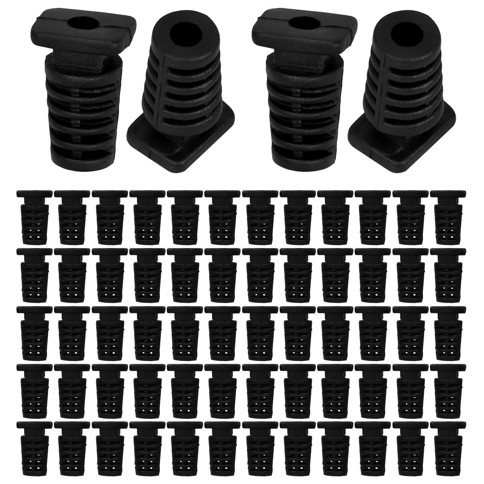 Worgeous 100pcs Cable Glands Wire Hole Strain Relief Connector Spiral ...