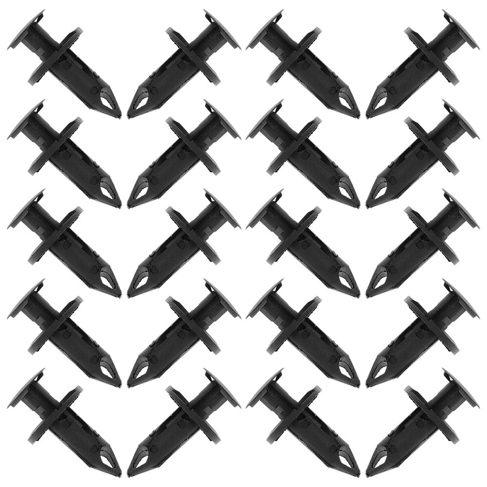 Worgeous 100pcs Car Push Type Retainer Clips For Bumper Splash Shield ...