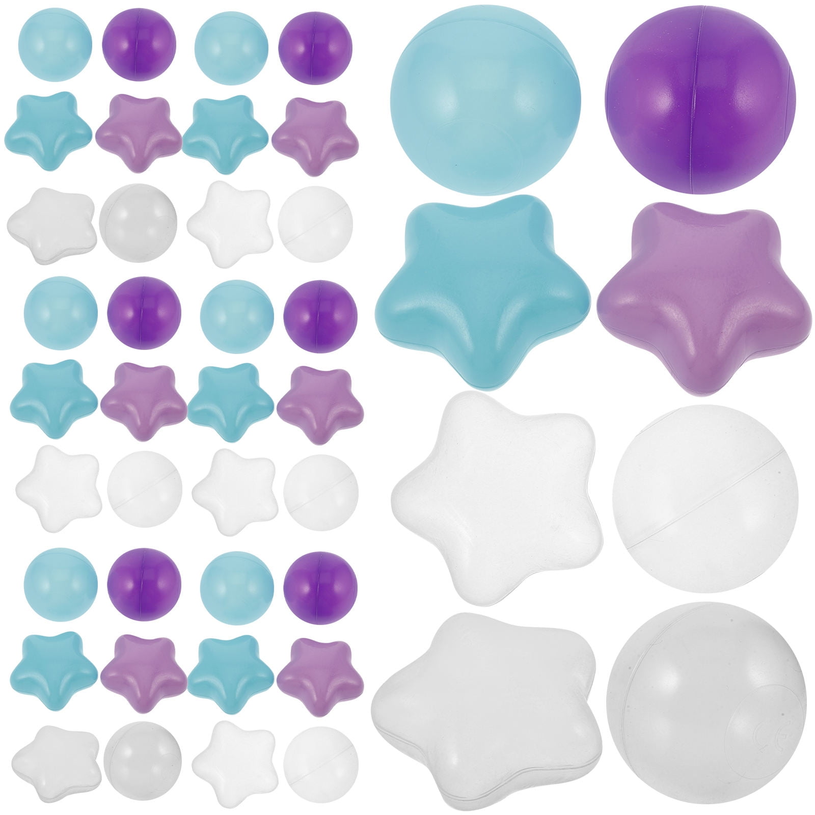 Worgeous 100pcs Colorful Balls for Baby Playpen Ball Pits Kids Pool ...